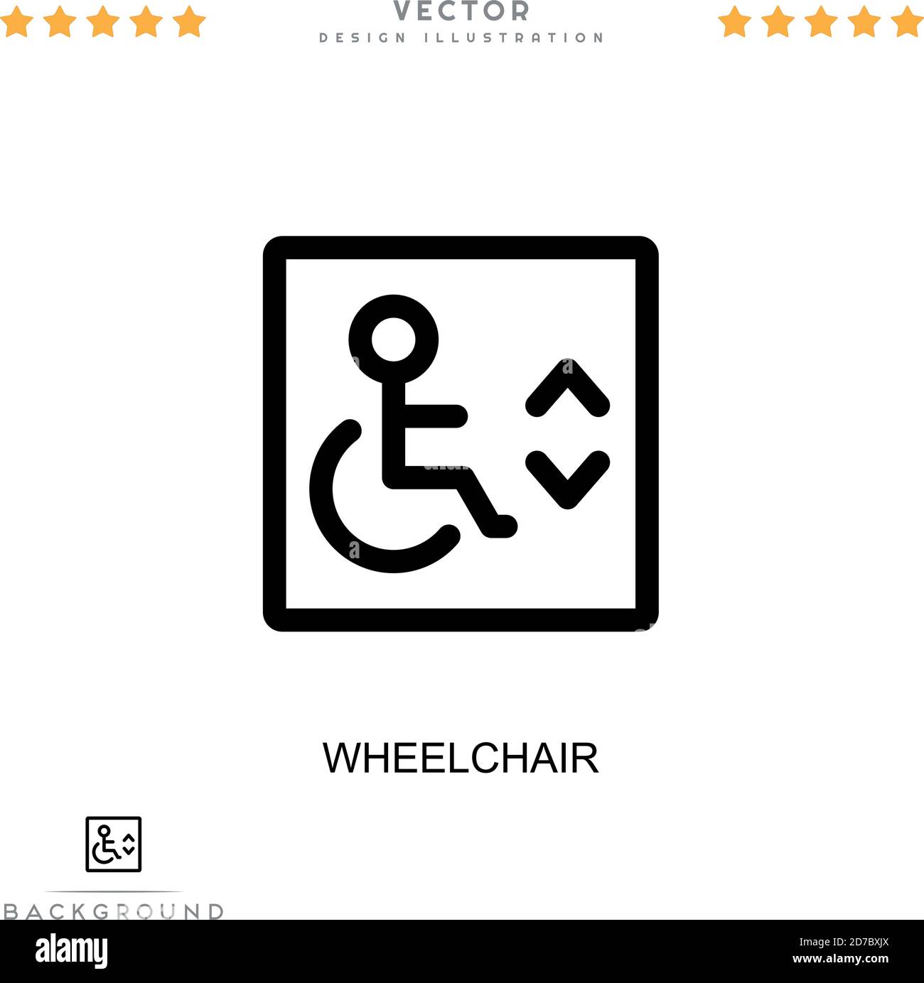 Wheelchair icon. Simple element from digital disruption collection ...
