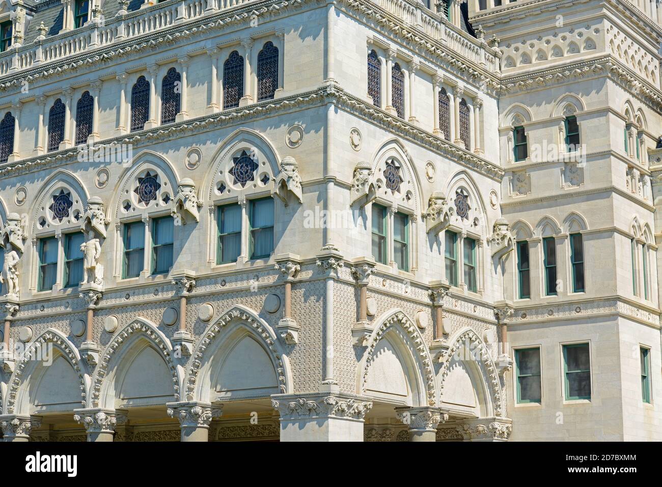 Connecticut State Capitol, Hartford, Connecticut, USA. This building ...