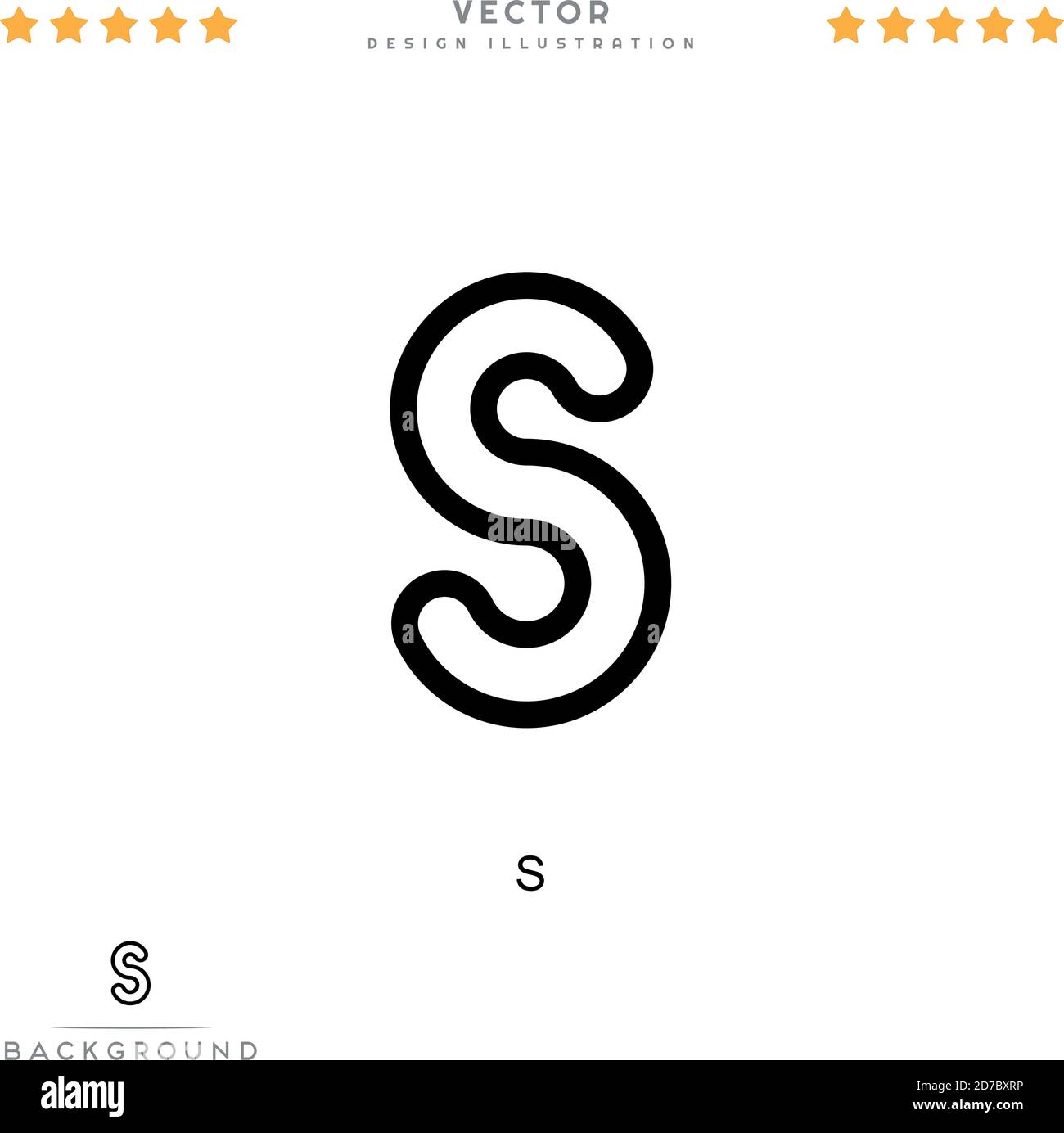 S icon. Simple element from digital disruption collection. Line S icon ...