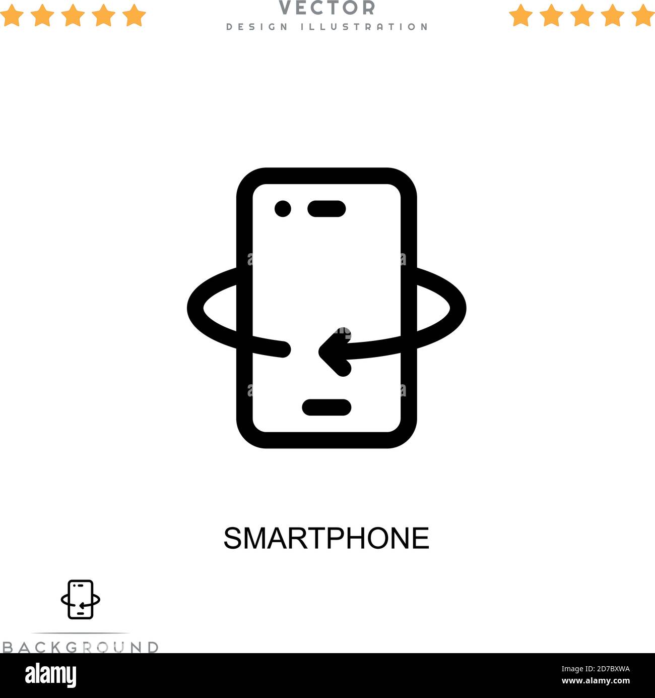Smartphone icon. Simple element from digital disruption collection ...