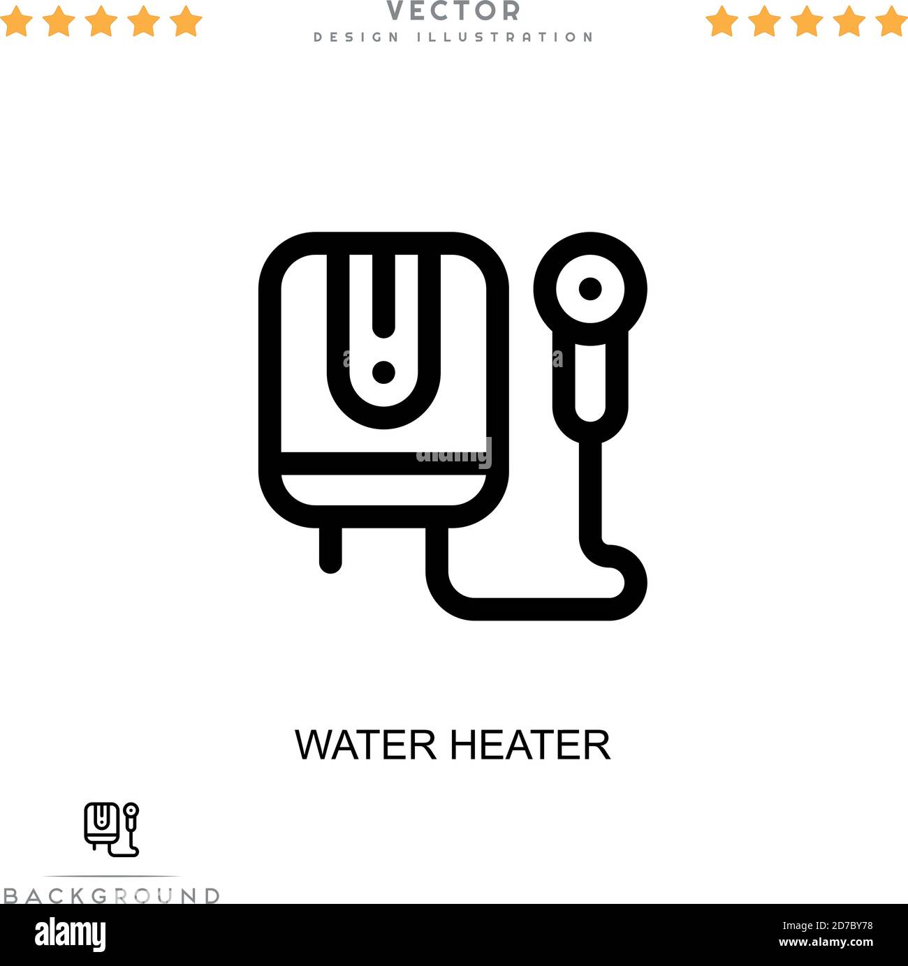 Solar water heater installation Stock Vector Images - Alamy