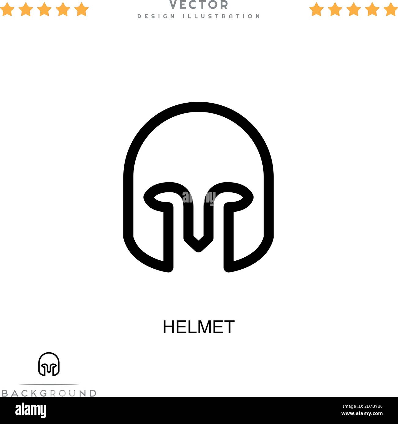 Helmet icon. Simple element from digital disruption collection. Line ...