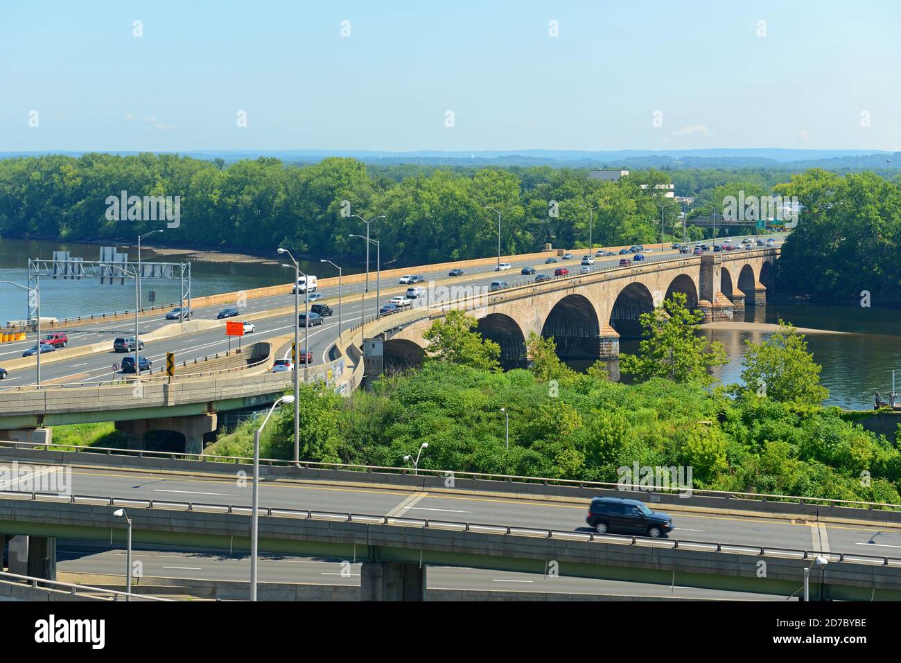 Hartford connecticut aerial hi-res stock photography and images - Alamy