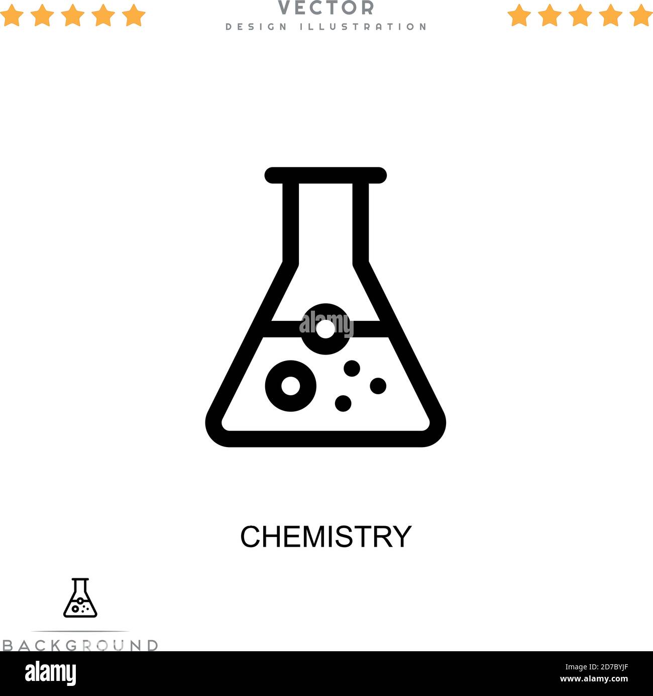 Chemistry icon. Simple element from digital disruption collection. Line ...