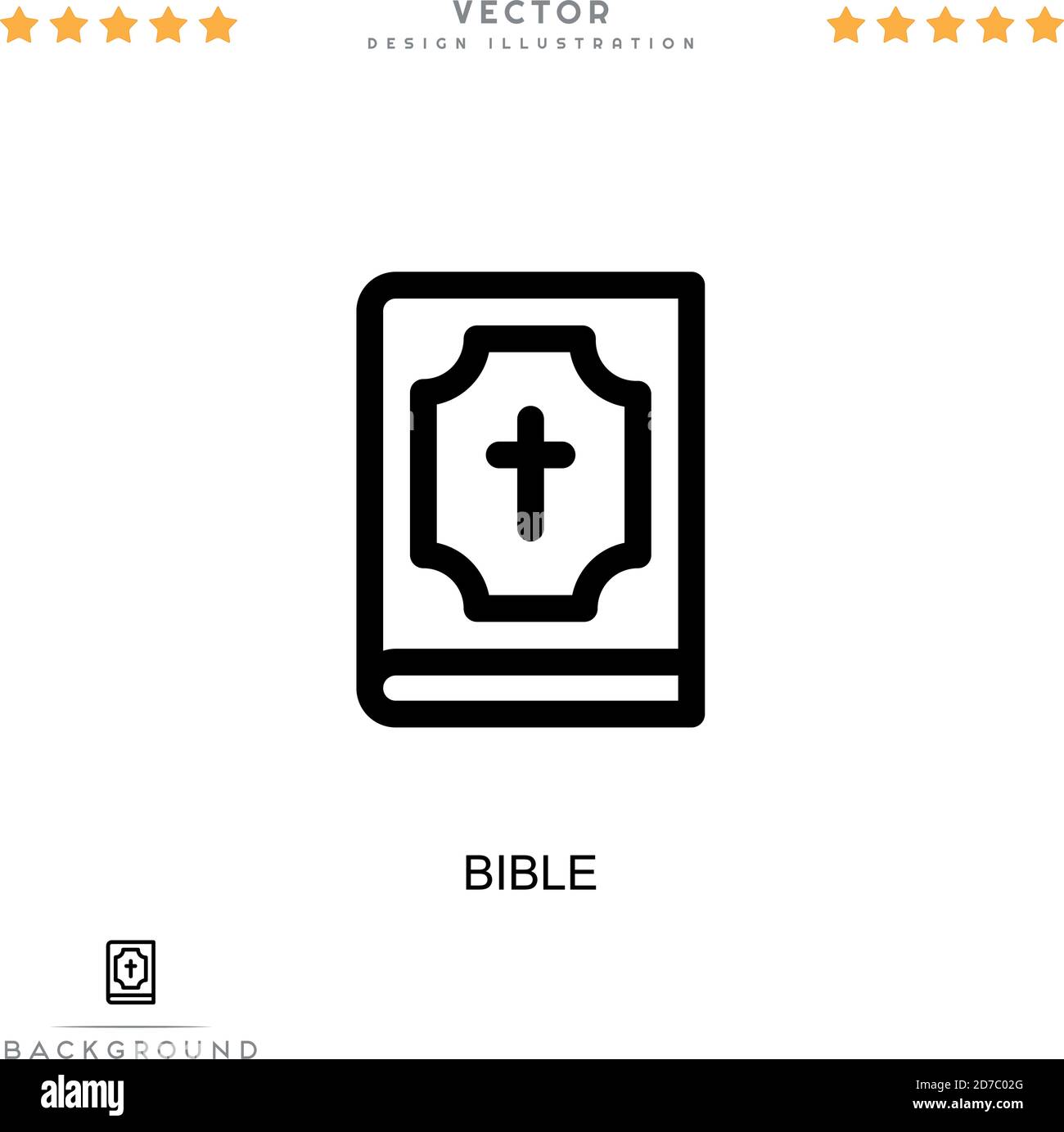 Bible icon. Simple element from digital disruption collection. Line ...