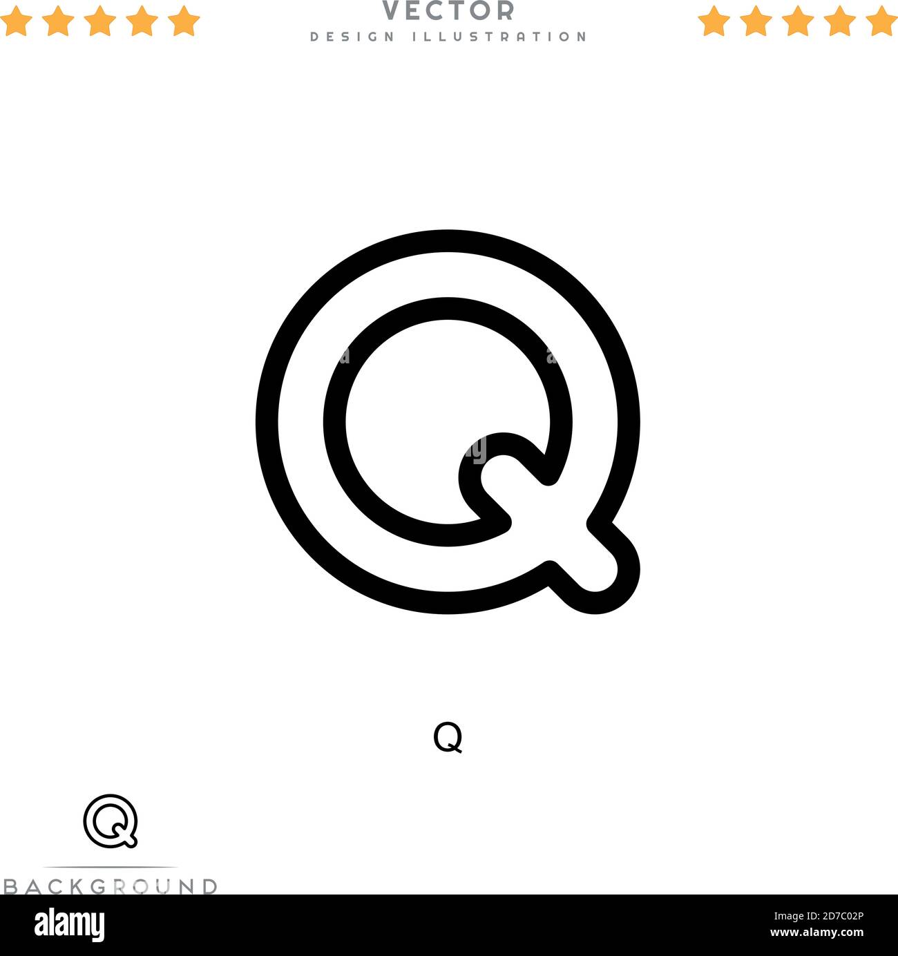 Q icon. Simple element from digital disruption collection. Line Q icon ...