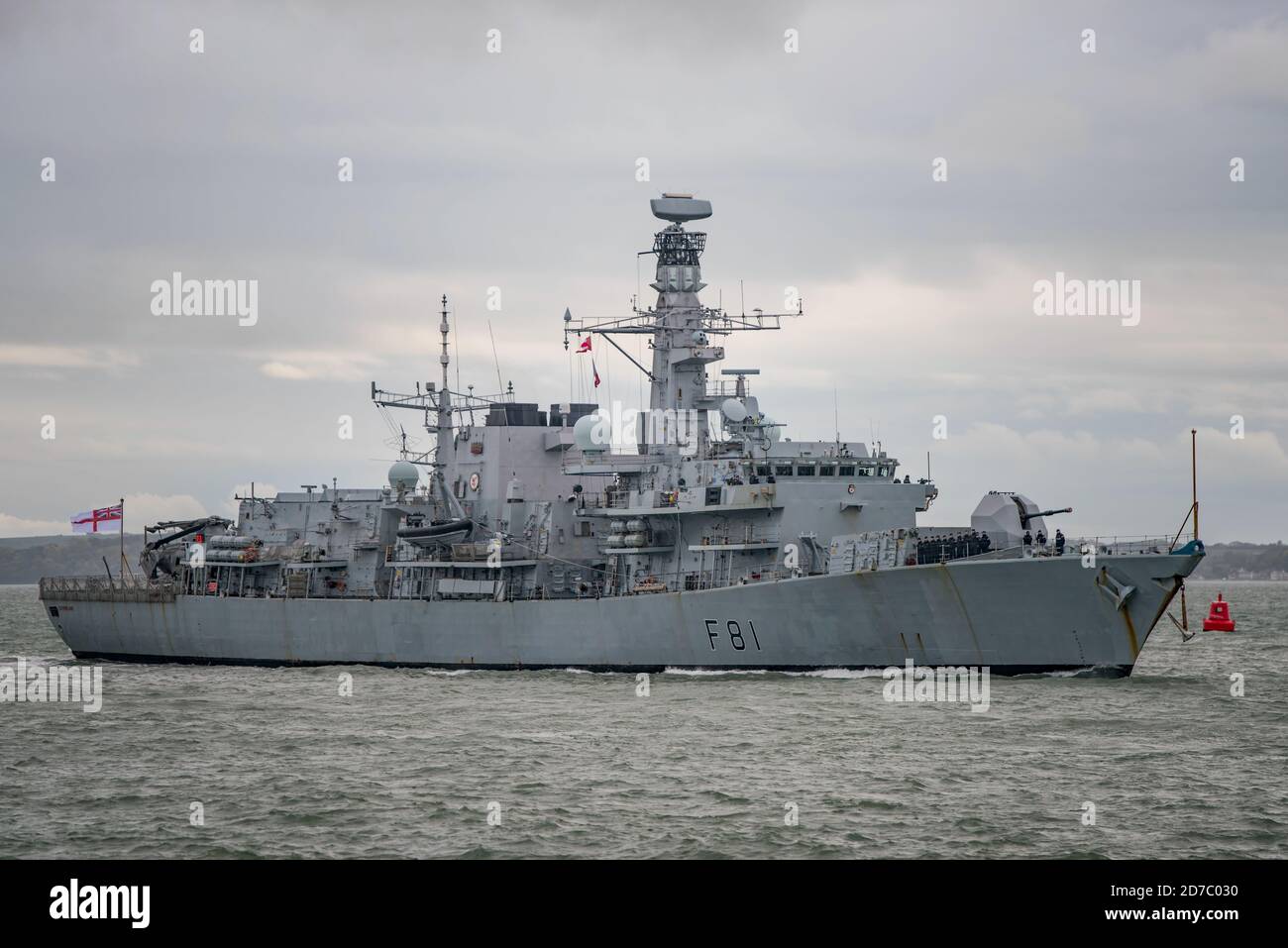 The Royal Navy Type 23 frigate HMS Sutherland (The Fighting Clan ...