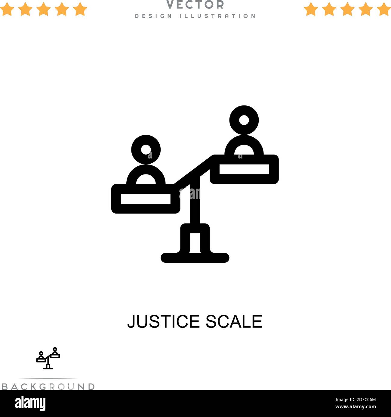 Justice scale icon. Simple element from digital disruption collection ...