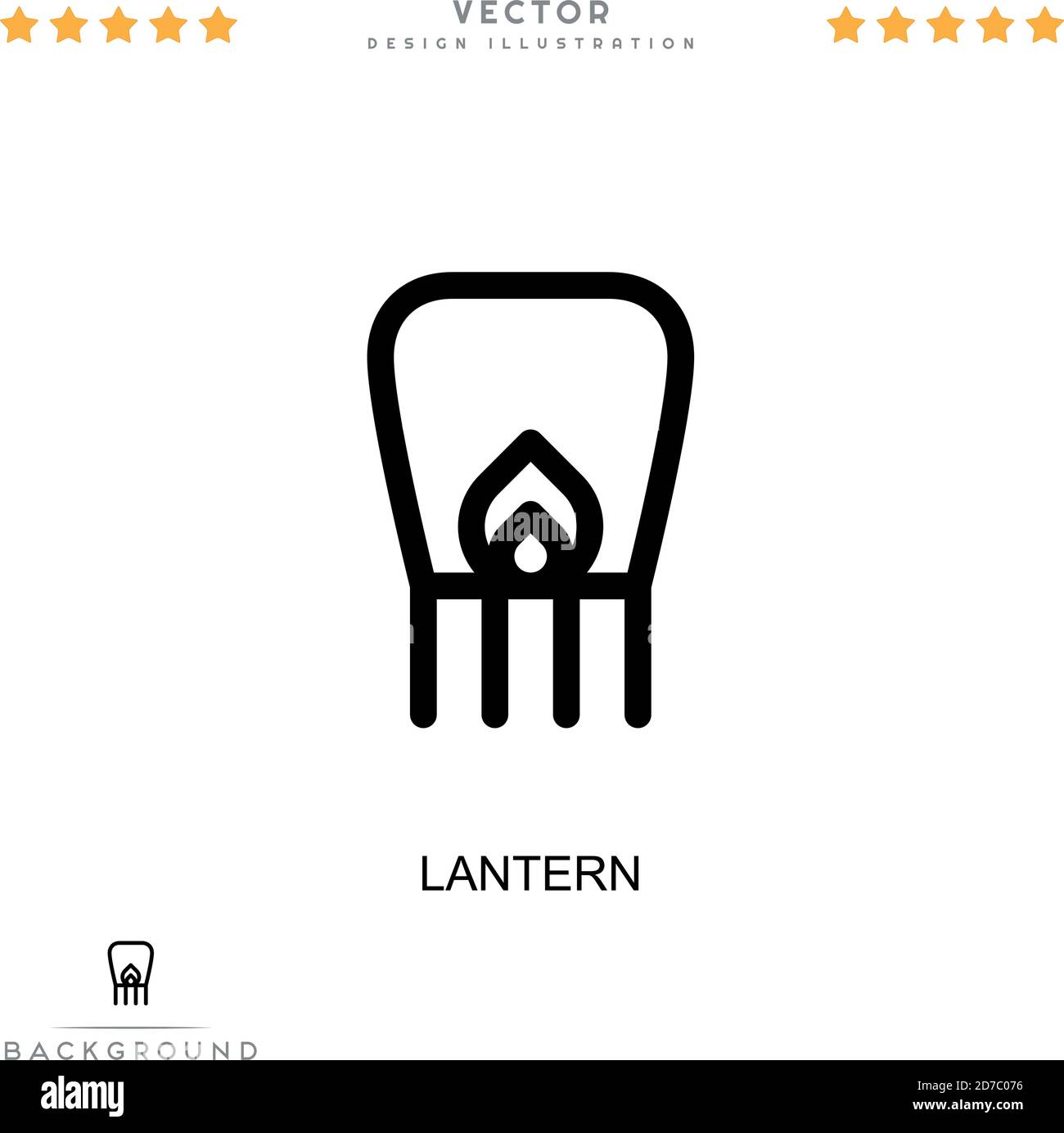 Lantern icon. Simple element from digital disruption collection. Line ...