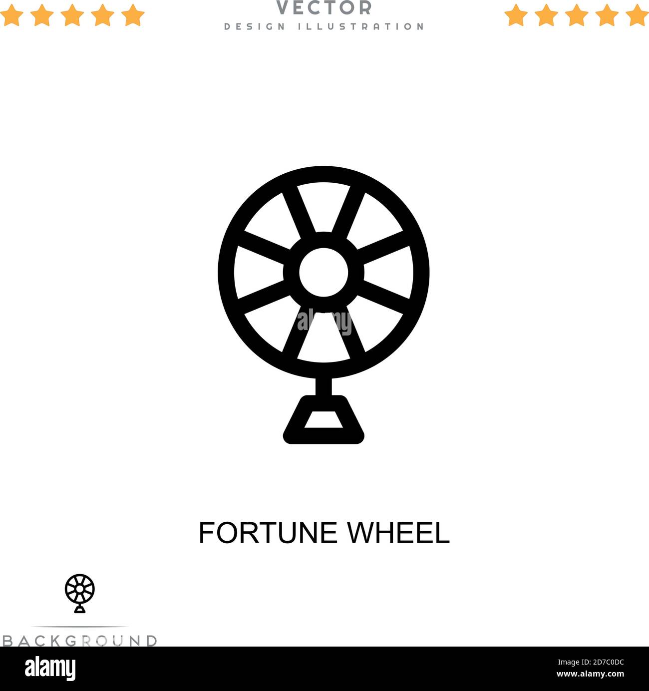 Fortune wheel icon. Simple element from digital disruption collection ...