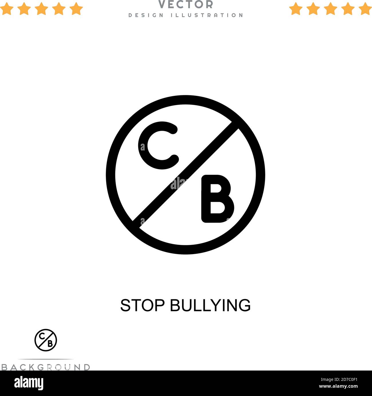 Stop bullying icon. Simple element from digital disruption collection ...