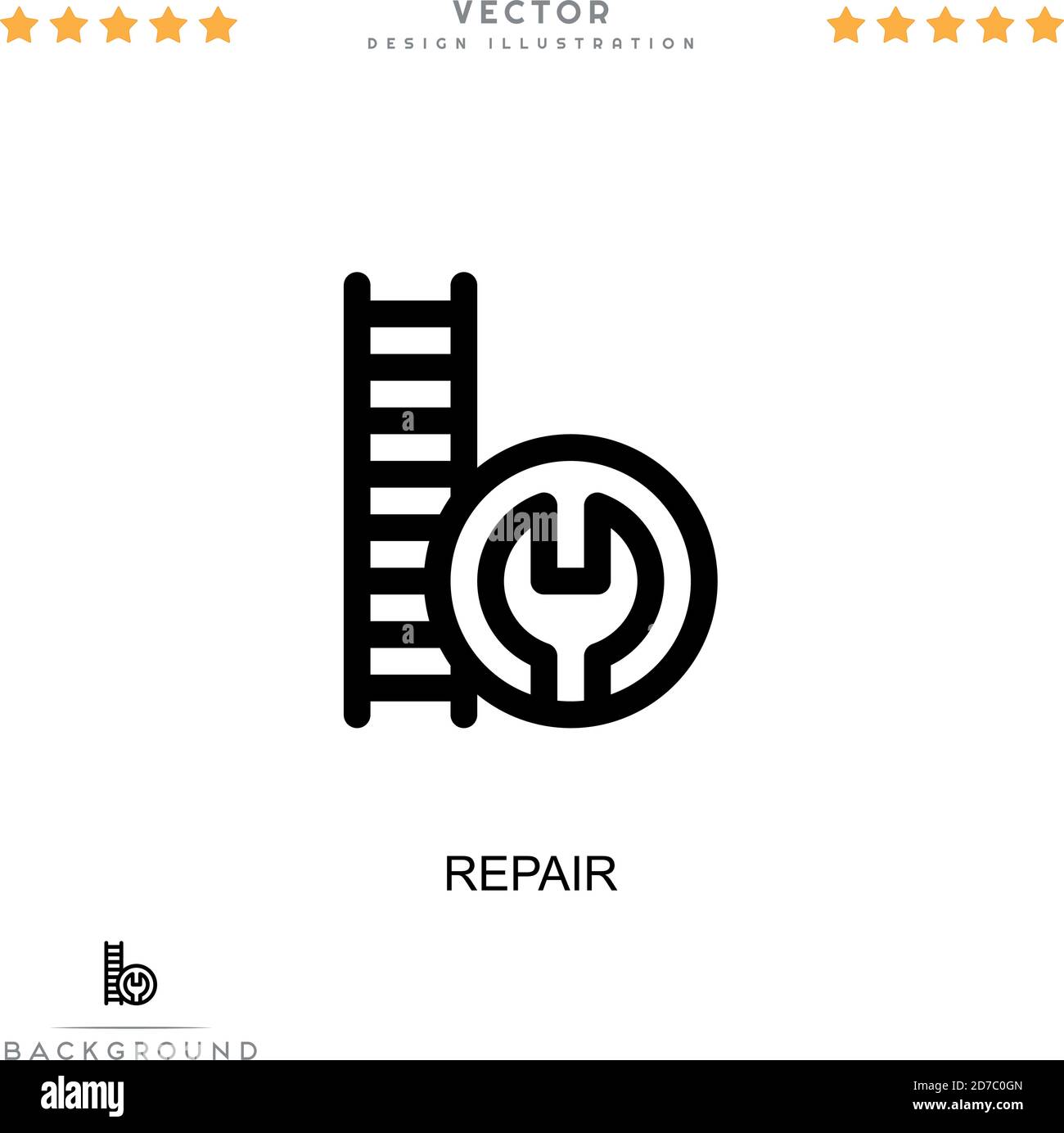 Repair icon. Simple element from digital disruption collection. Line ...