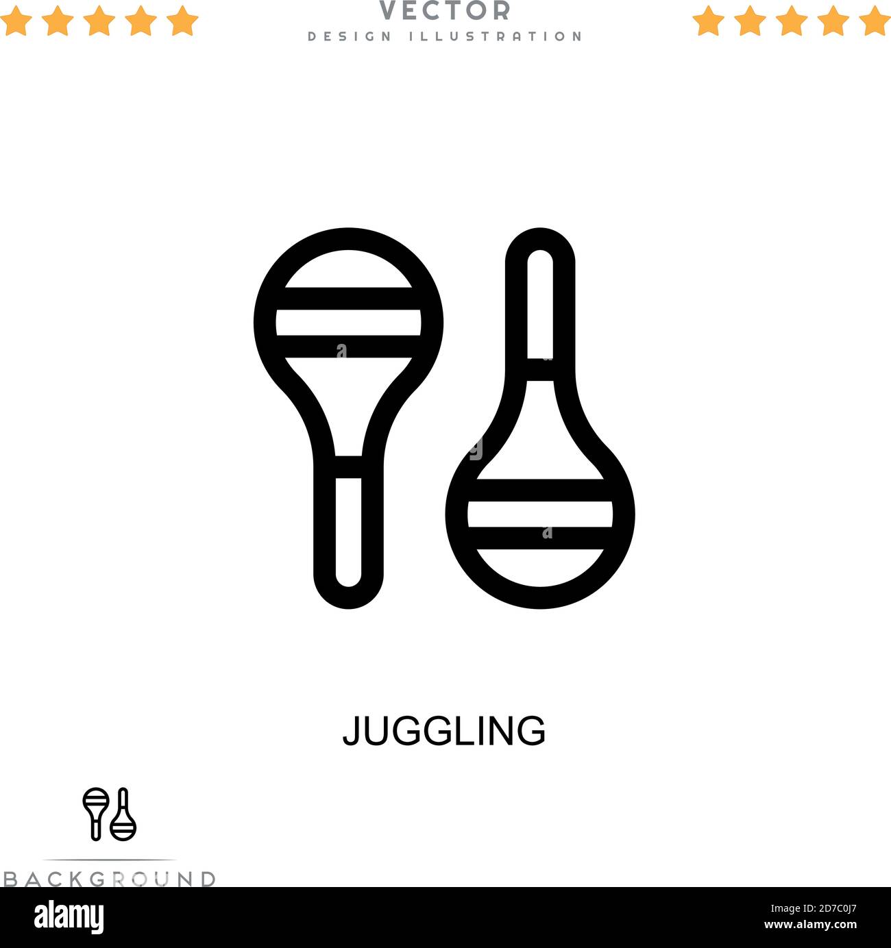 Juggling icon. Simple element from digital disruption collection. Line ...
