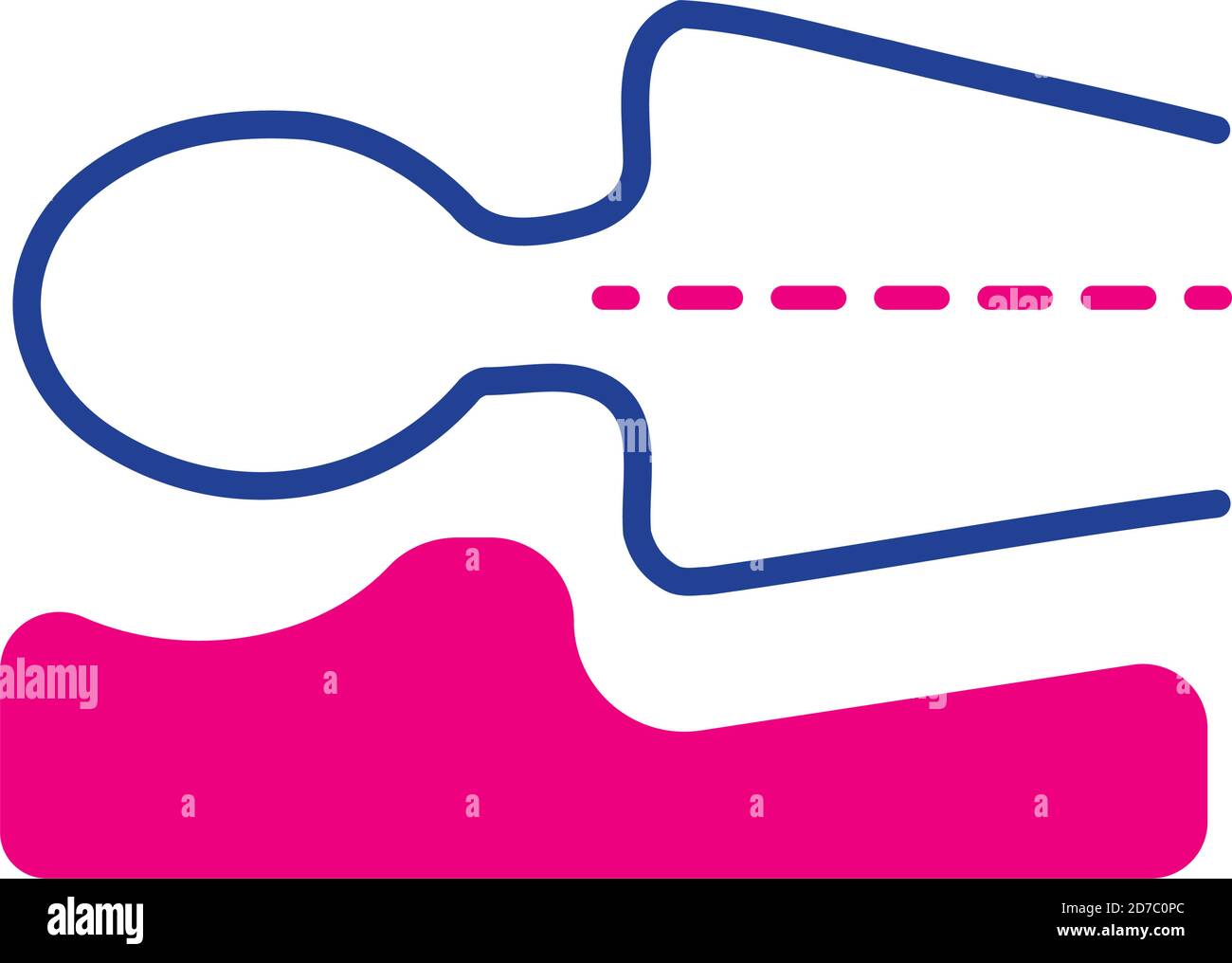 sleeping posture line and fill style icon vector illustration design ...