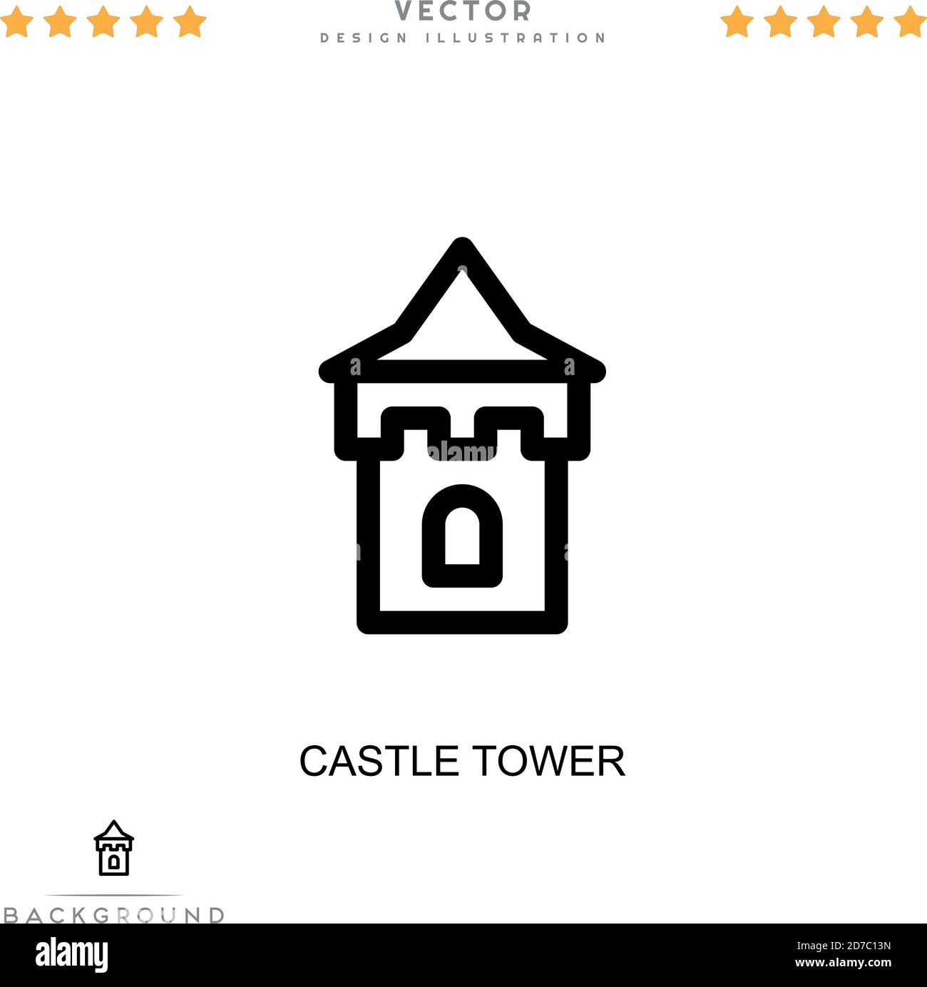 Castle Tower Vector