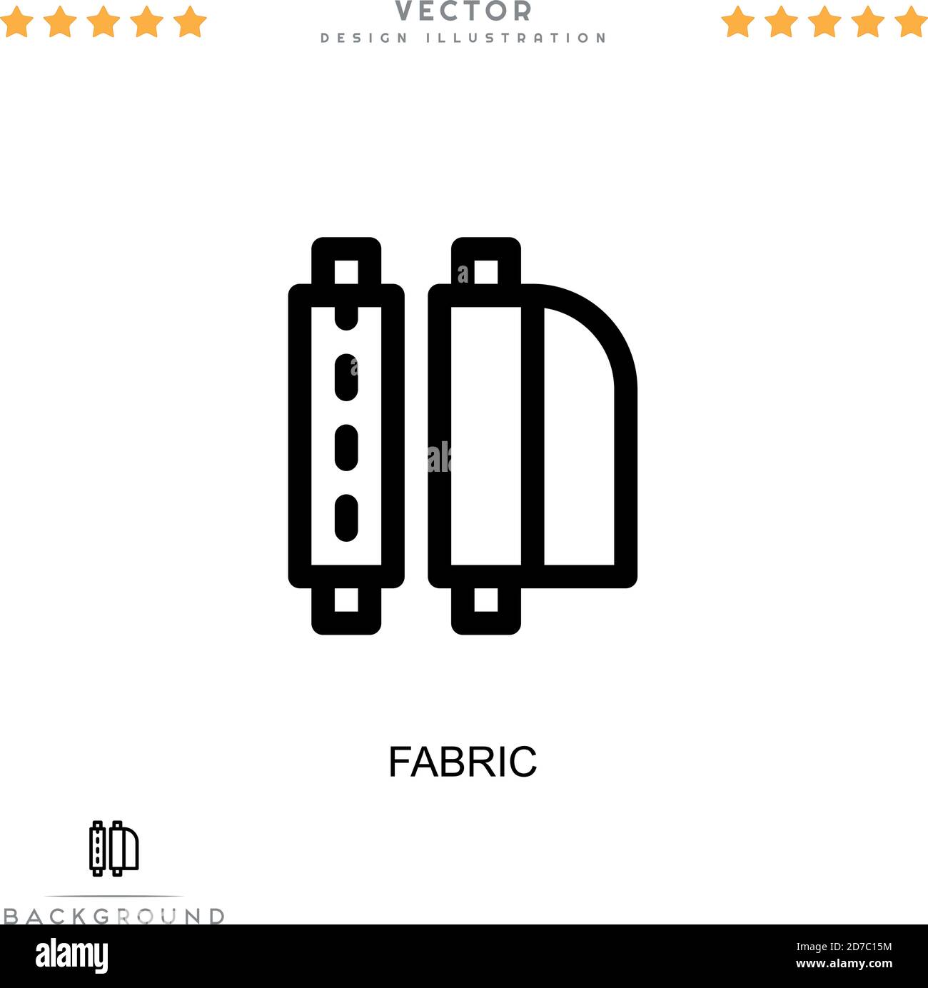 Fabric icon. Simple element from digital disruption collection. Line ...
