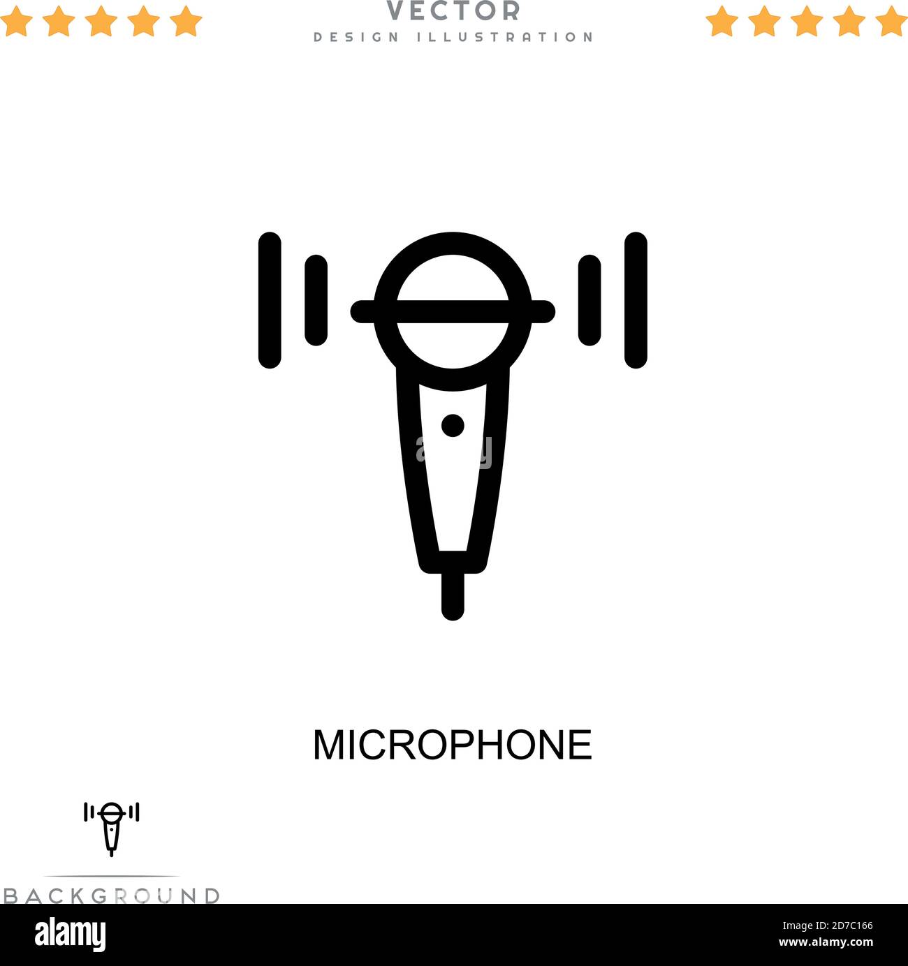 Microphone icon. Simple element from digital disruption collection ...