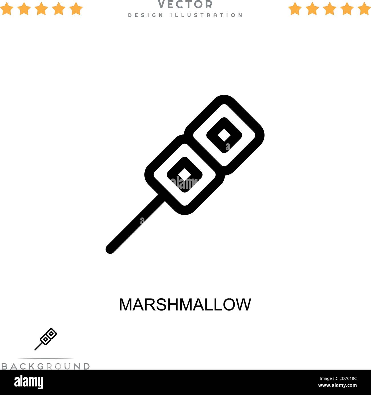 Marshmallow icon. Simple element from digital disruption collection ...