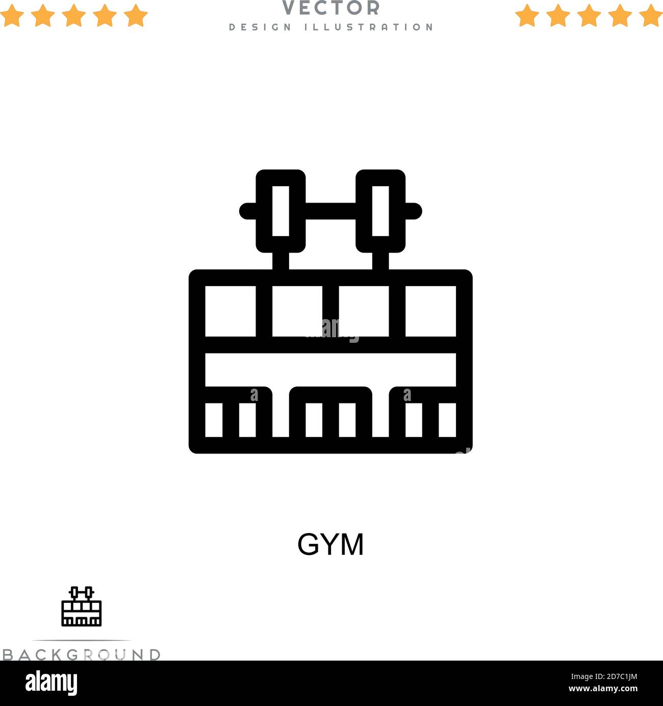 Gym icon. Simple element from digital disruption collection. Line Gym ...