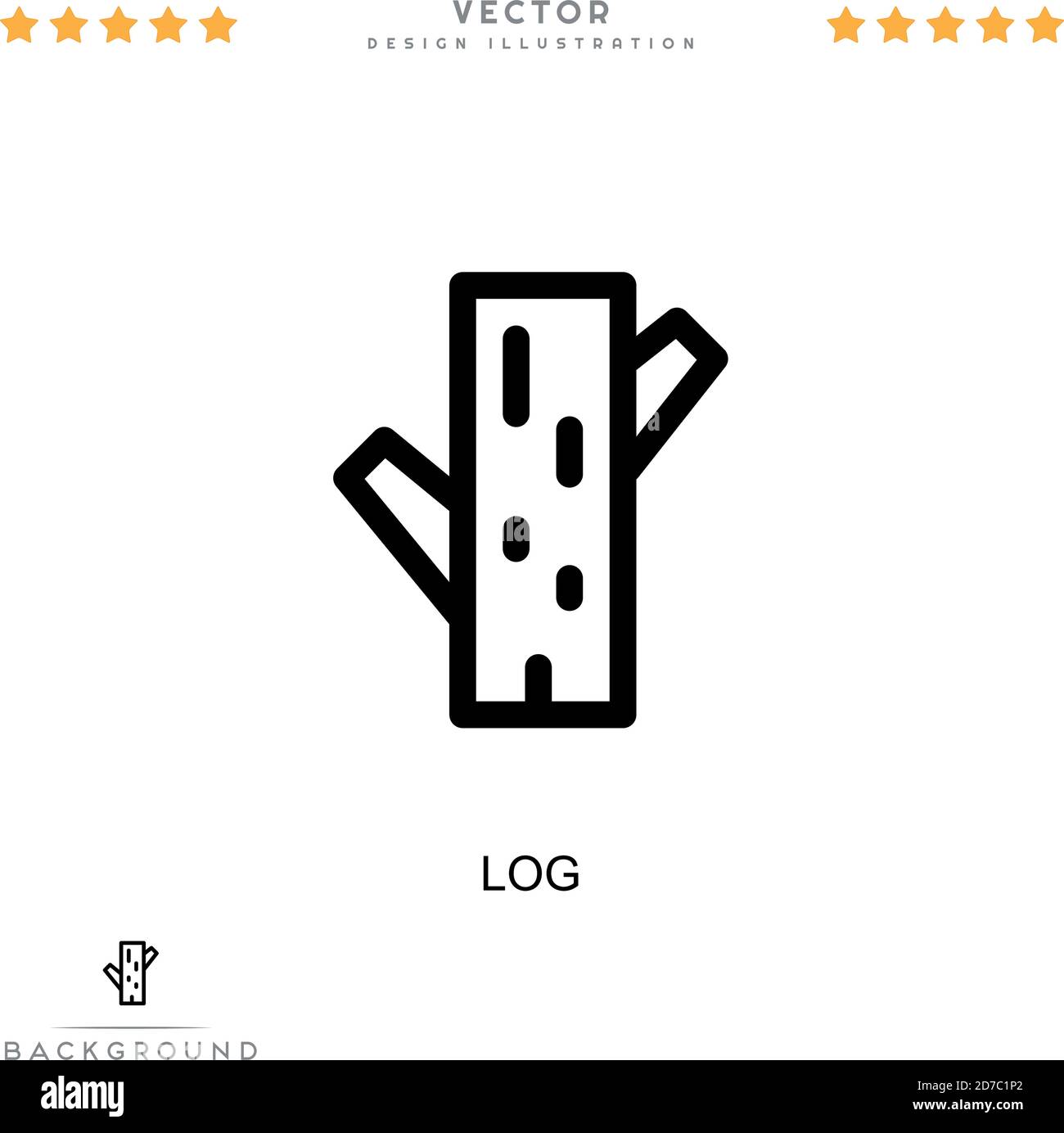 Log icon. Simple element from digital disruption collection. Line Log ...