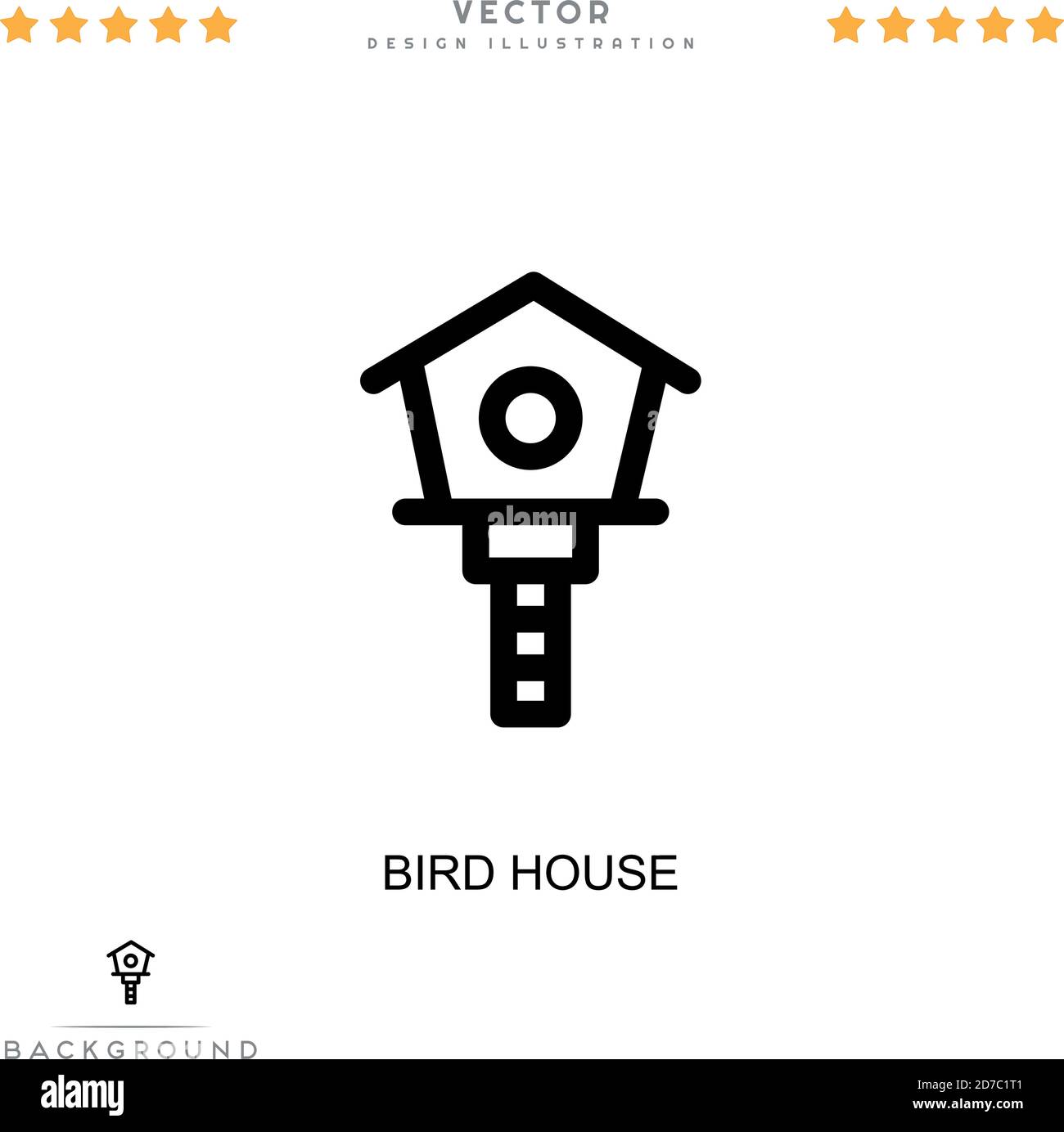 Bird house icon. Simple element from digital disruption collection ...