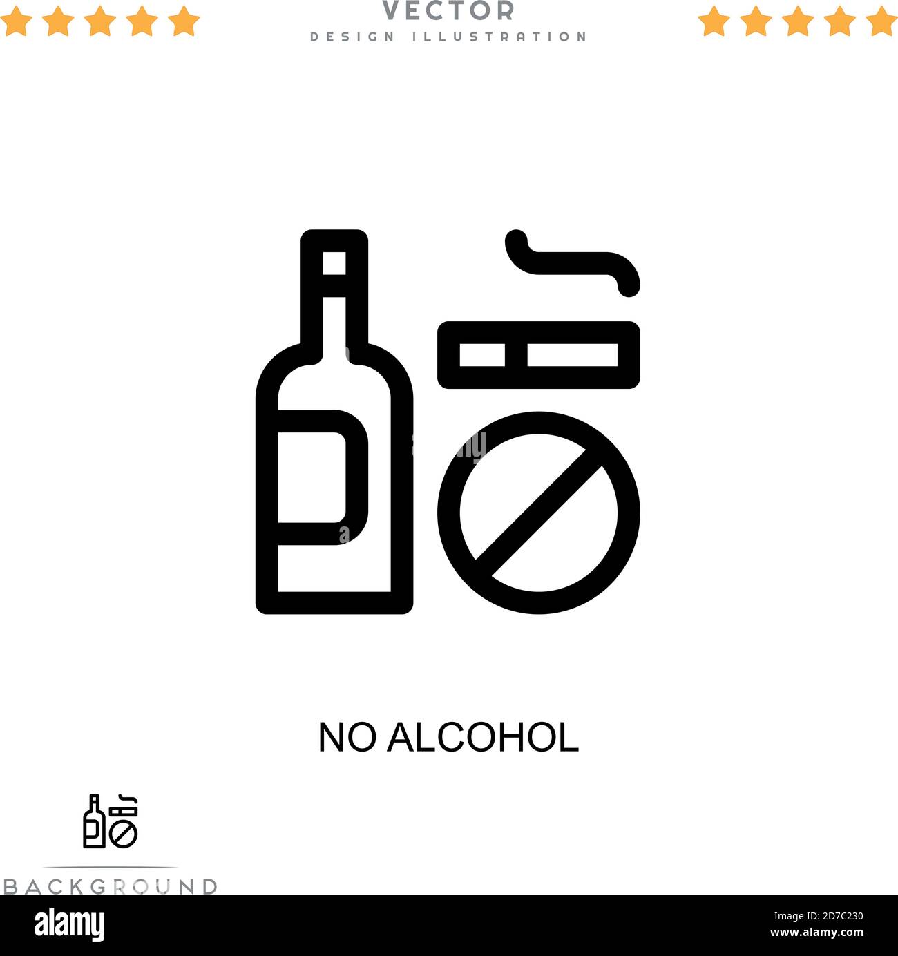 No Alcohol Sign