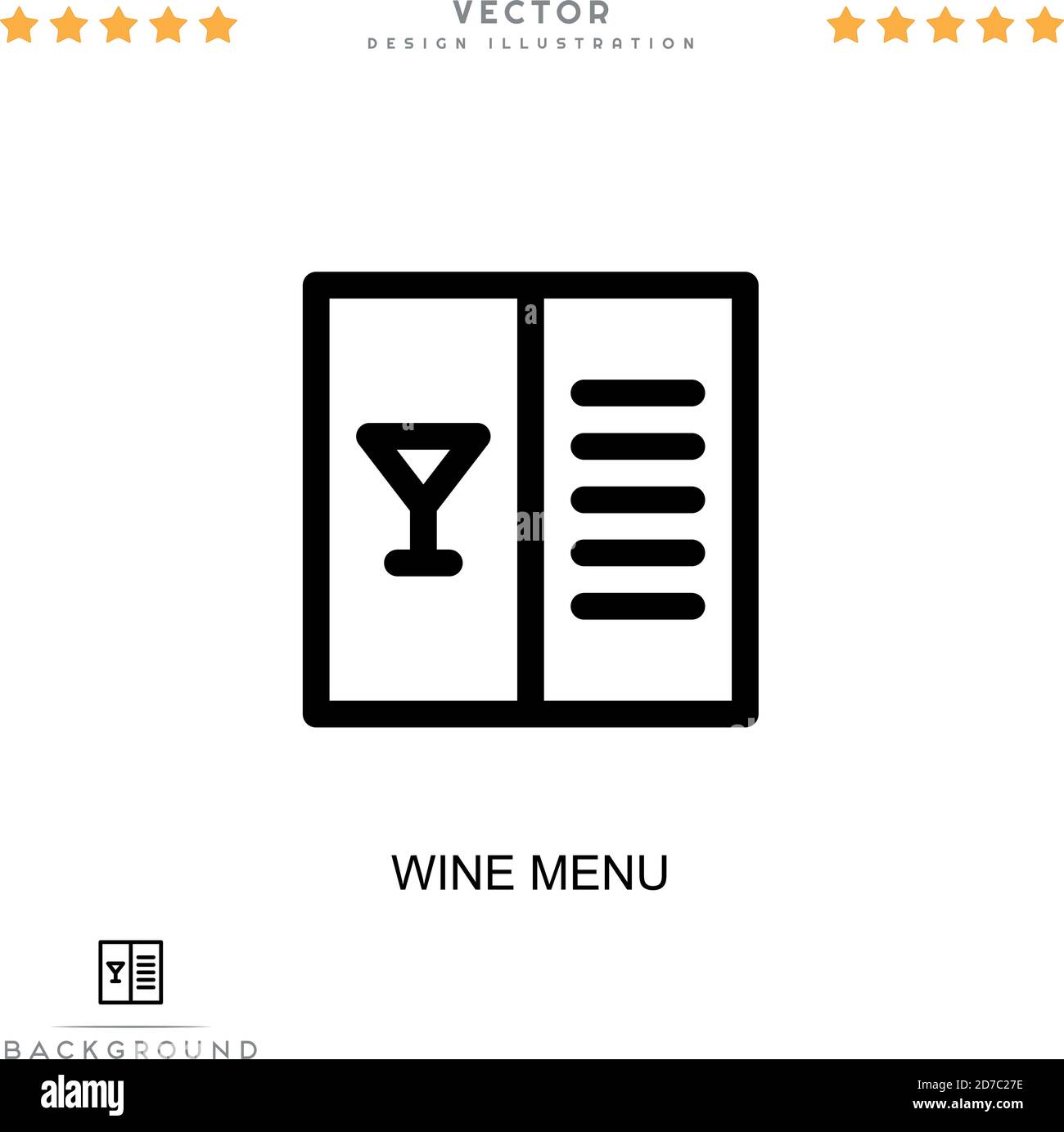 Wine menu icon. Simple element from digital disruption collection. Line ...