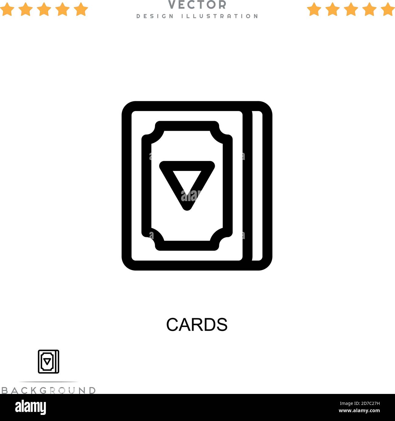 Cards icon. Simple element from digital disruption collection. Line ...