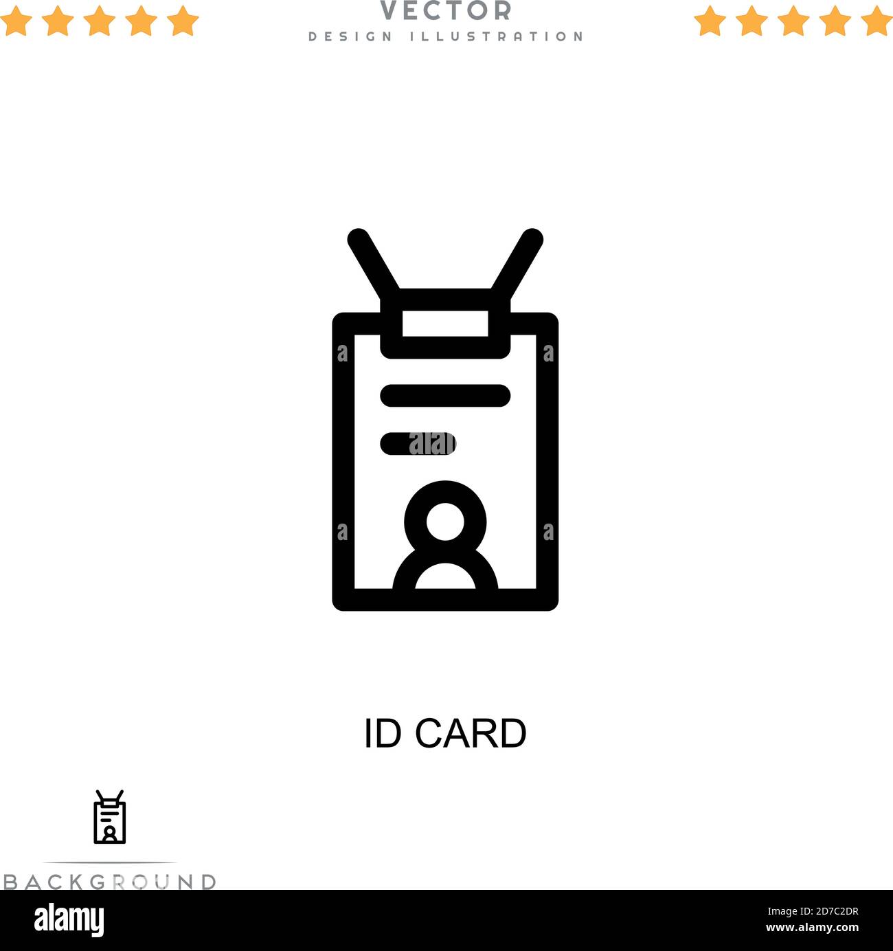 Employee id card collection Stock Vector Images - Alamy