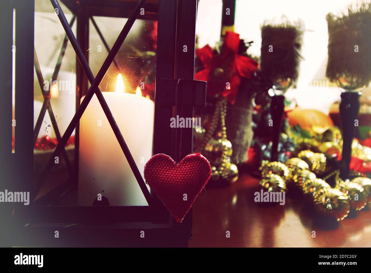retro heart shape bokeh Stock Photo - Alamy