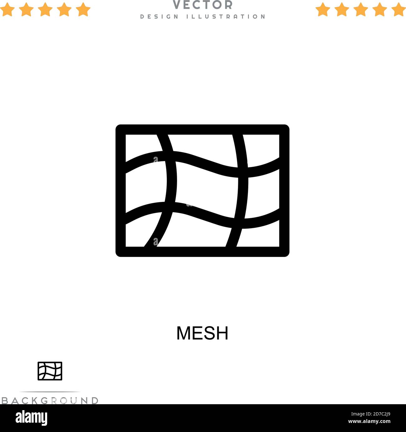Mesh icon. Simple element from digital disruption collection. Line Mesh ...