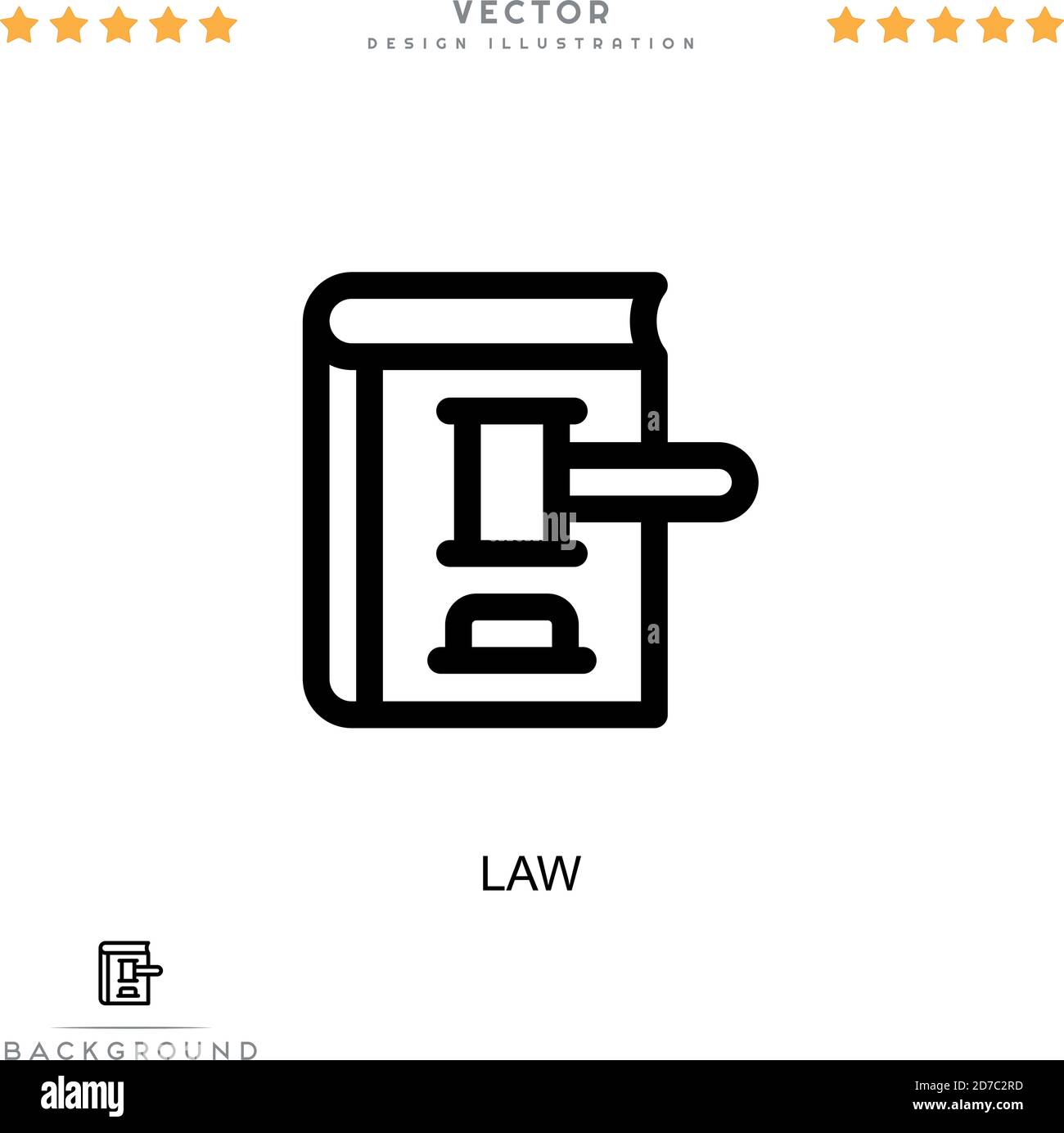 Law icon. Simple element from digital disruption collection. Line Law ...