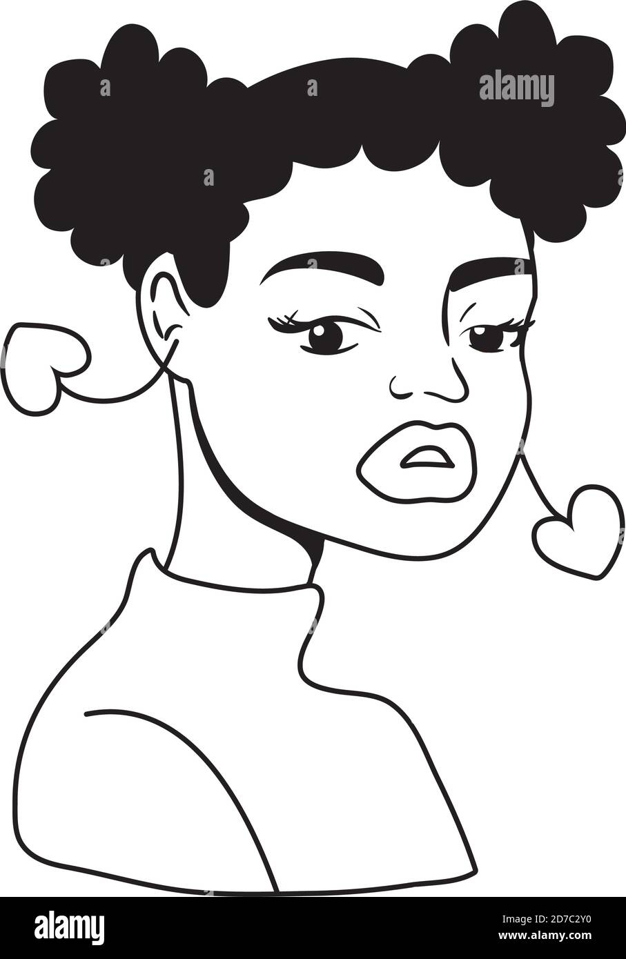 Afro pop art comic design Stock Vector Images - Alamy