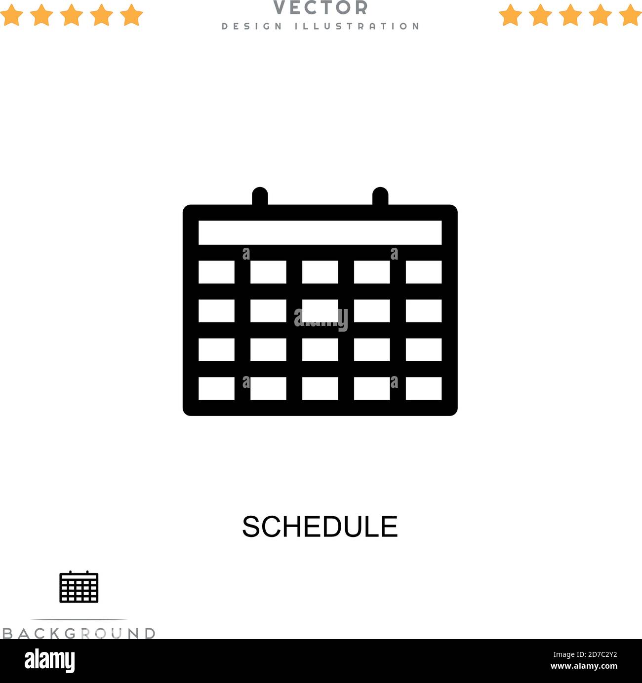 Schedule icon. Simple element from digital disruption collection. Line ...