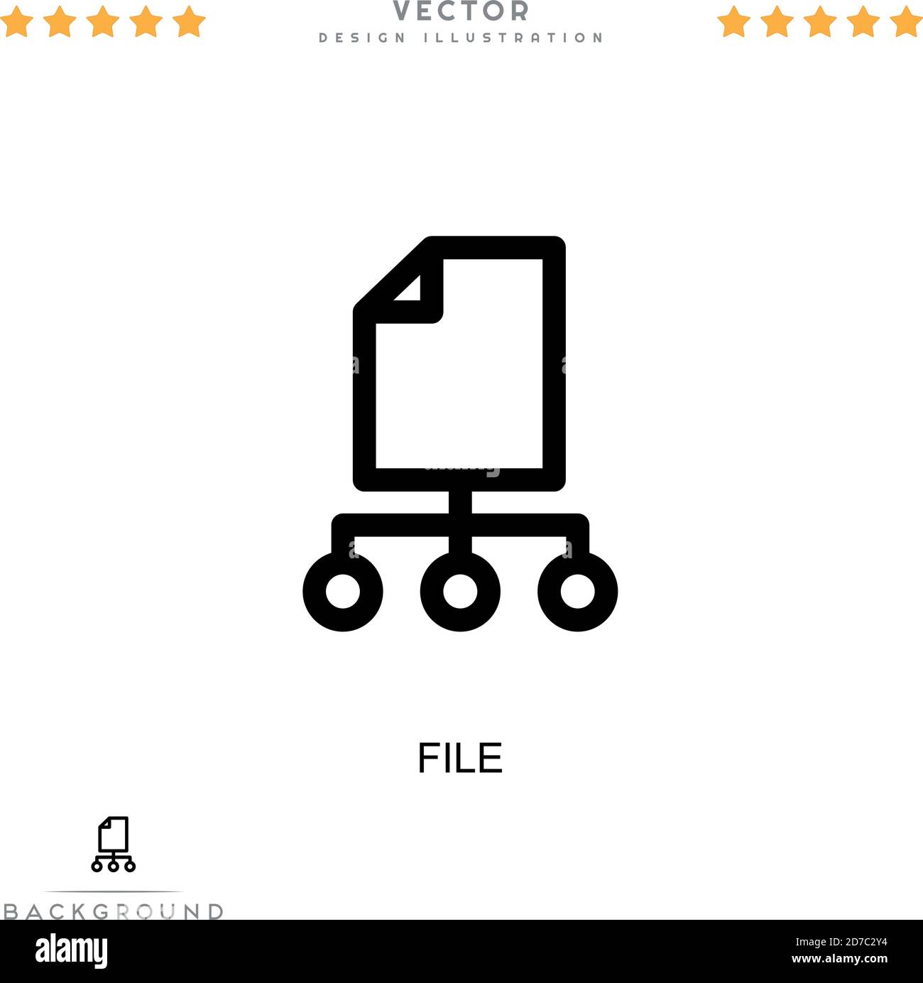 File Icon Simple Element From Digital Disruption Collection Line File Icon For Templates
