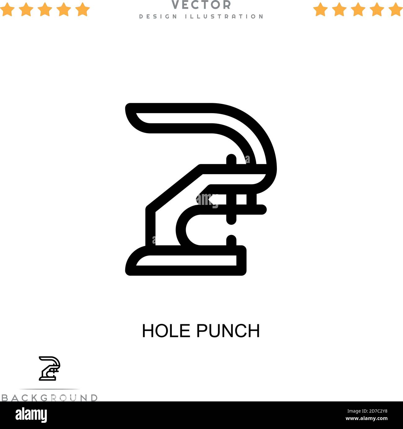 Hole punch icon. Simple element from digital disruption collection ...