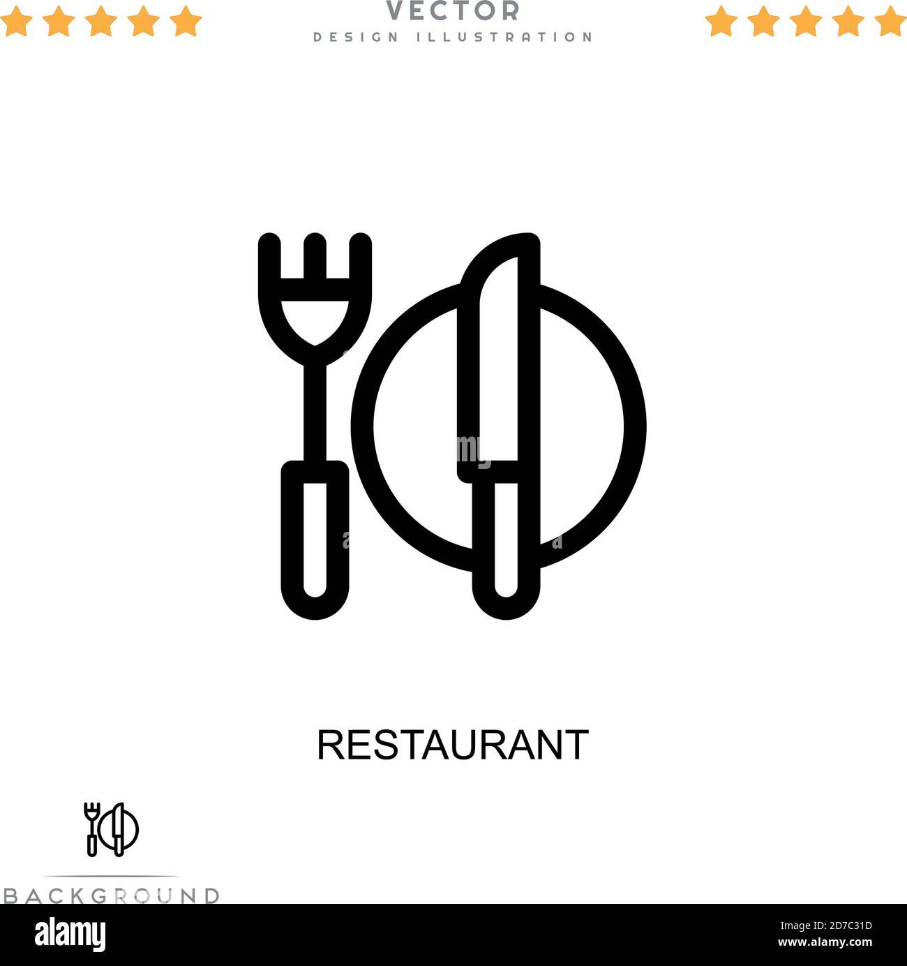 Restaurant icon. Simple element from digital disruption collection ...