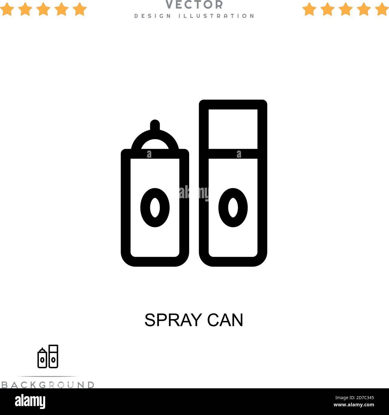 Spray can icon. Simple element from digital disruption collection. Line ...