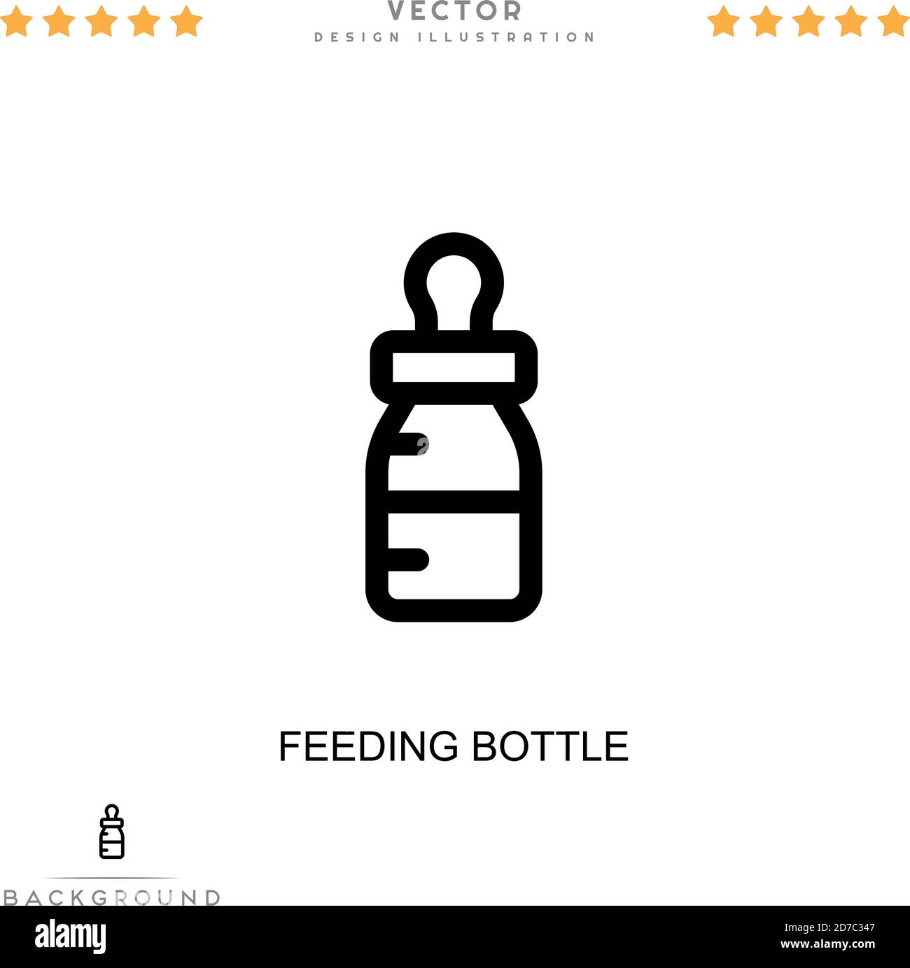 Feeding bottle icon. Simple element from digital disruption collection ...