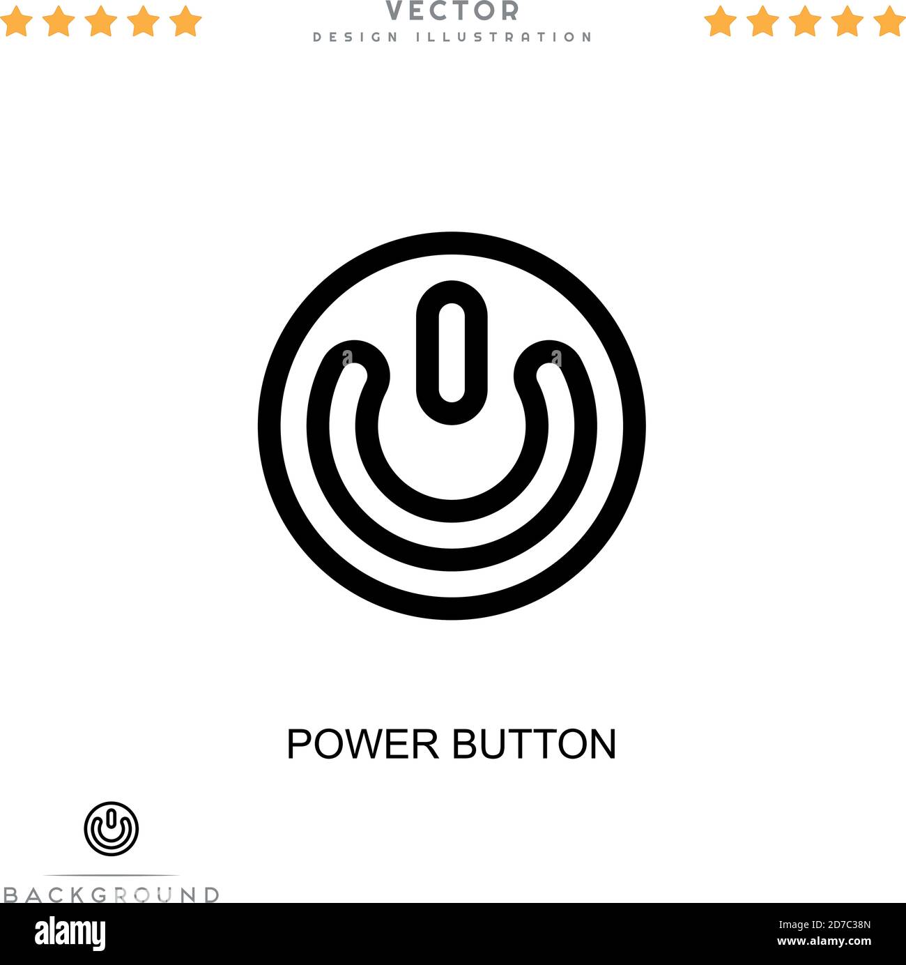 Power button icon. Simple element from digital disruption collection ...