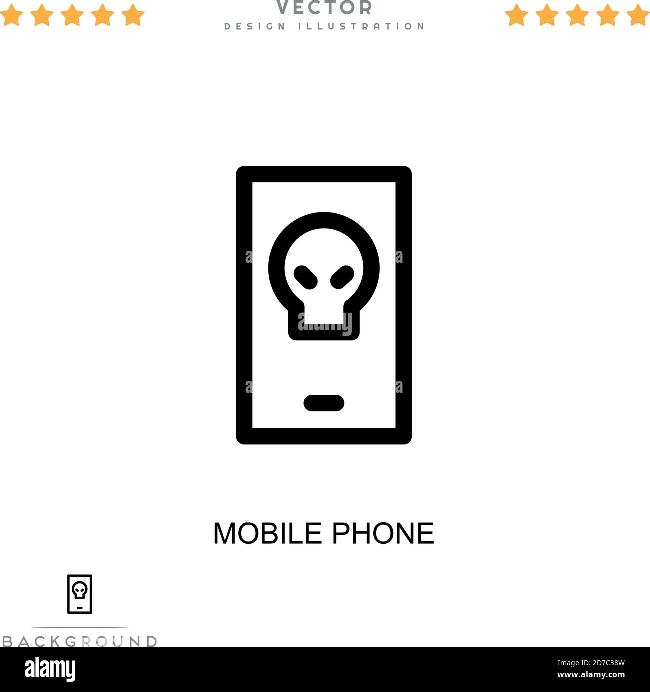 Mobile phone icon. Simple element from digital disruption collection ...