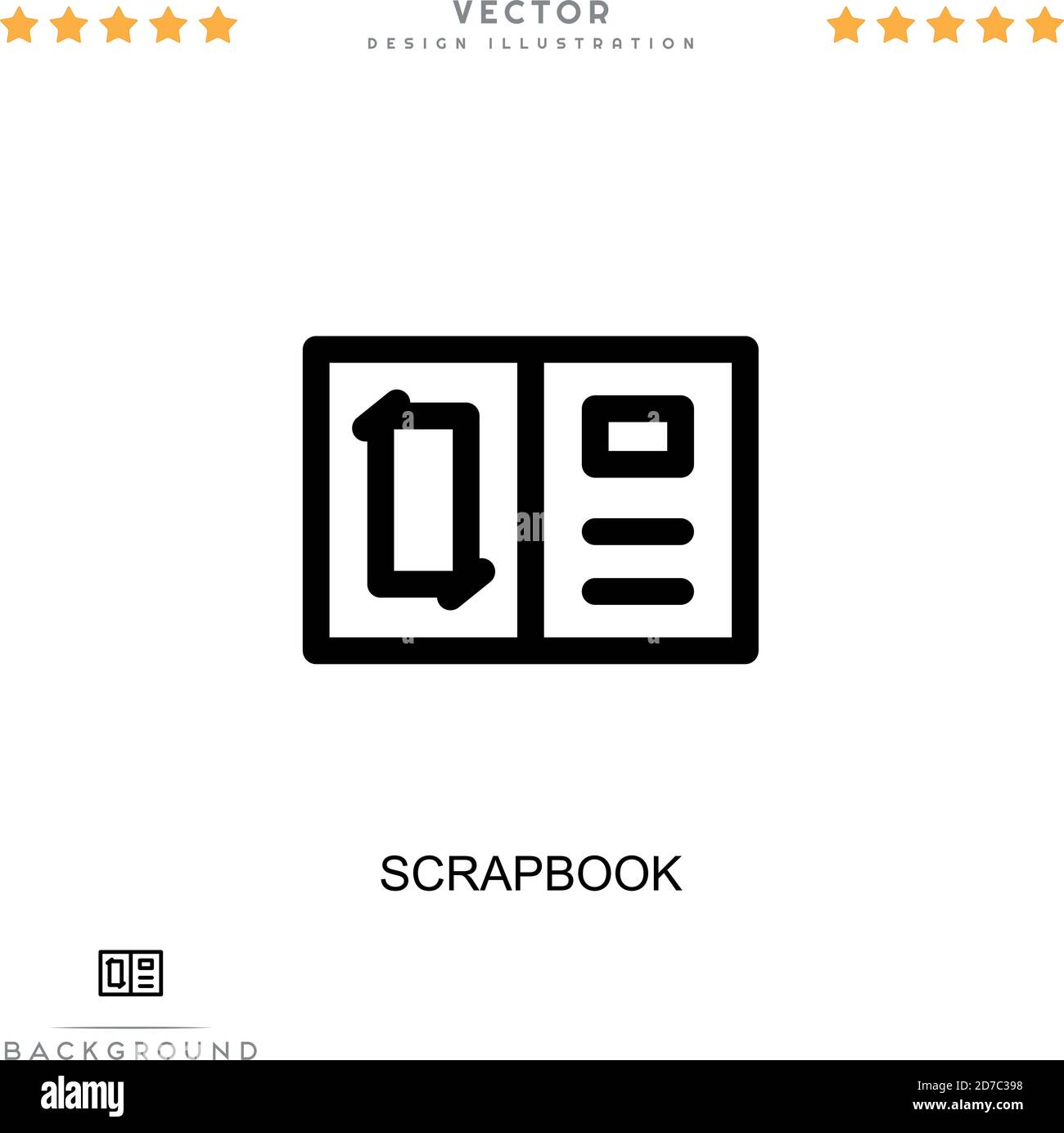 Photo torn from album Stock Vector Images - Alamy