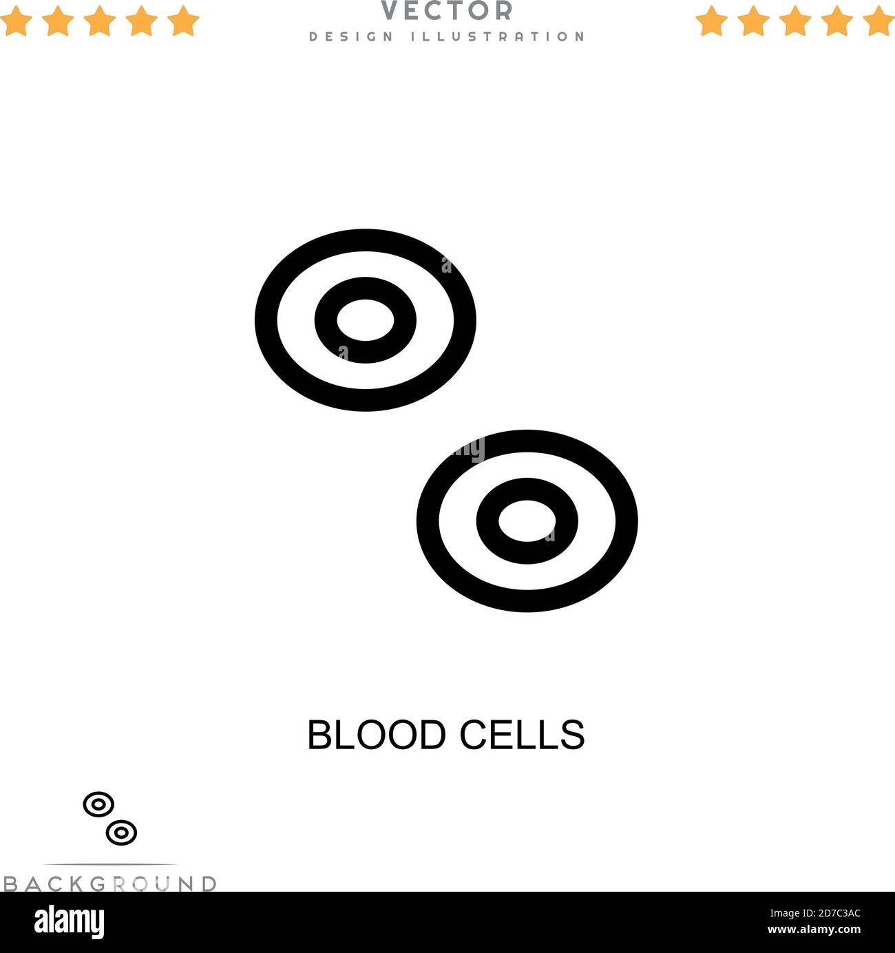 Blood cells icon. Simple element from digital disruption collection ...