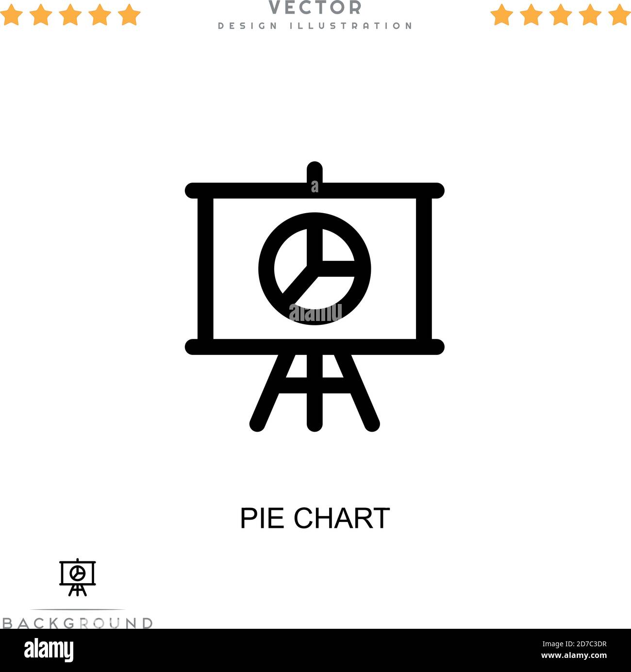 Pie chart icon. Simple element from digital disruption collection. Line ... Pie chart icon. Simple element from digital disruption collection. Line ...