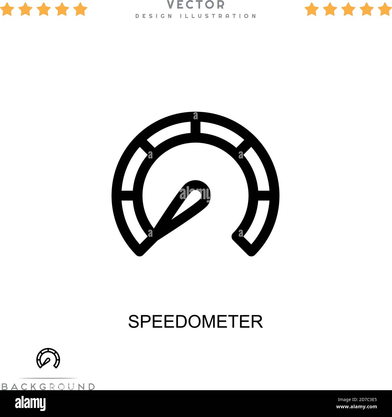 Simple Speedometer Icon