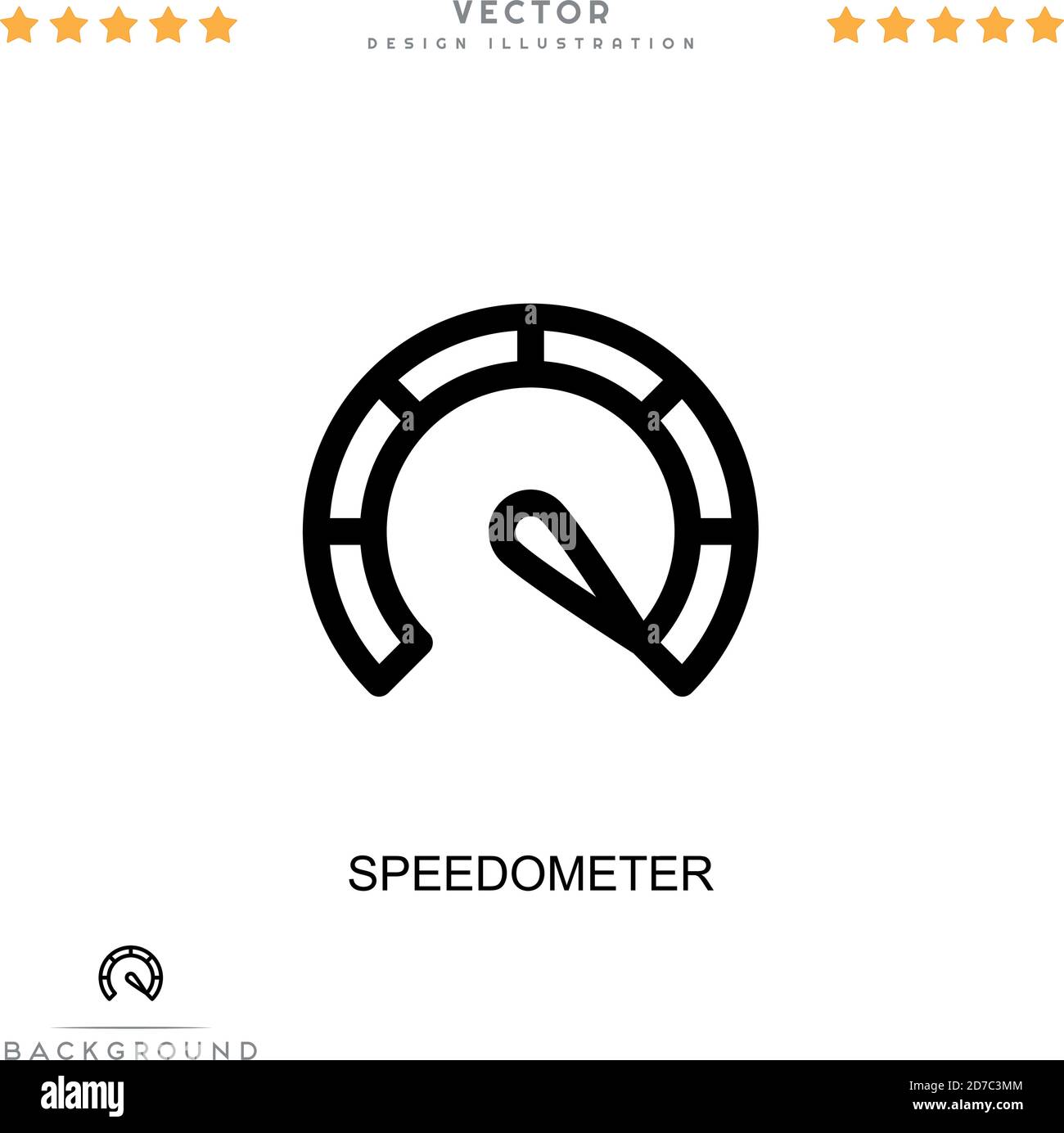 Speedometer icon. Simple element from digital disruption collection ...
