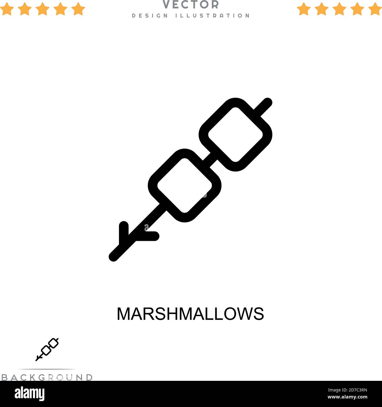 Marshmallows icon. Simple element from digital disruption collection ...