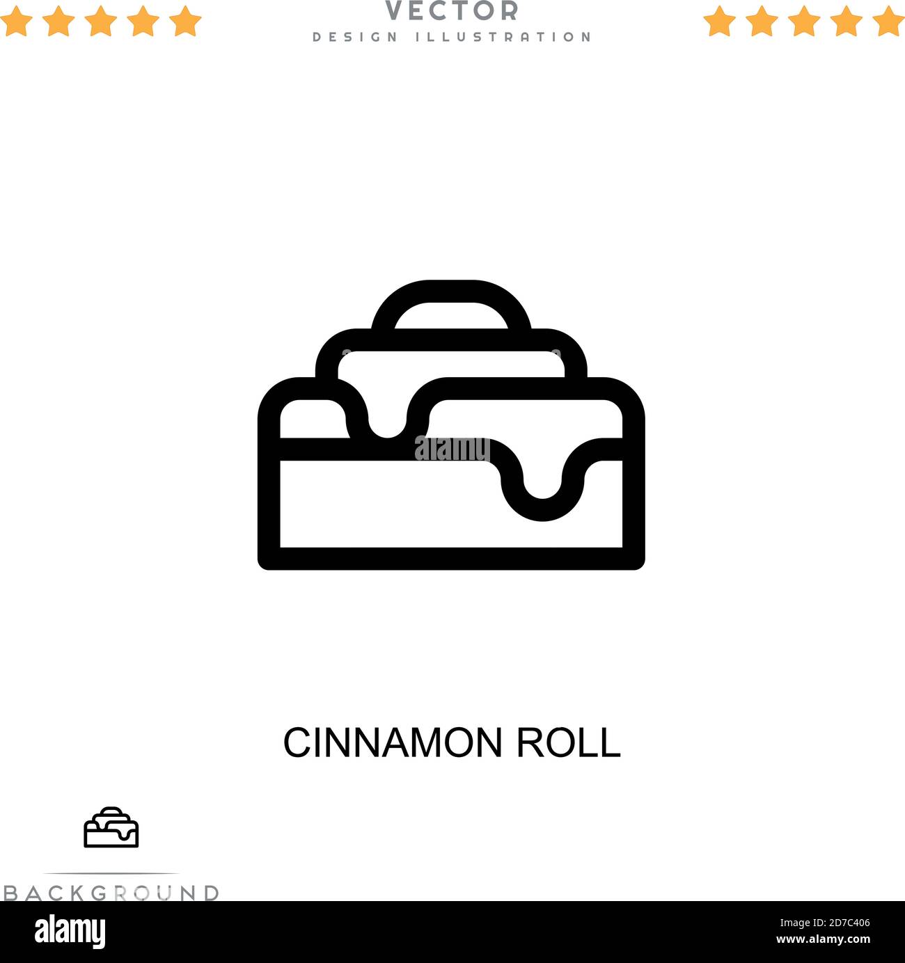 Cinnamon roll icon. Simple element from digital disruption collection ...