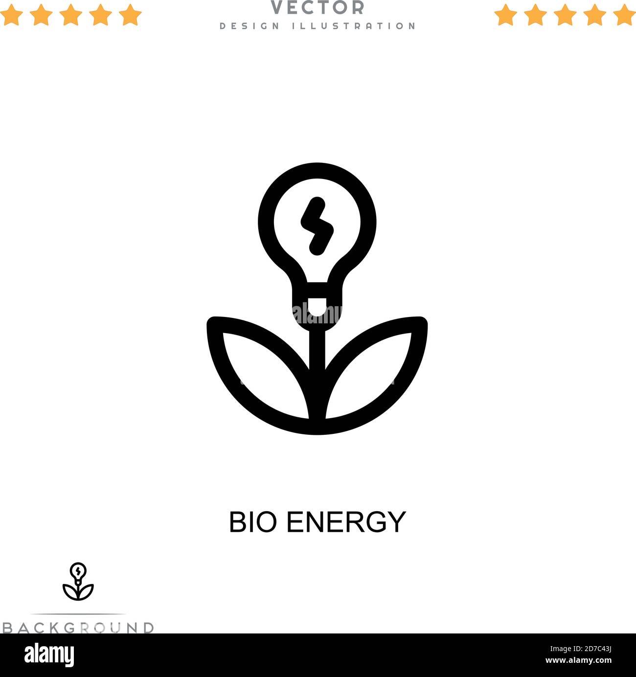 Bio energy icon. Simple element from digital disruption collection ...