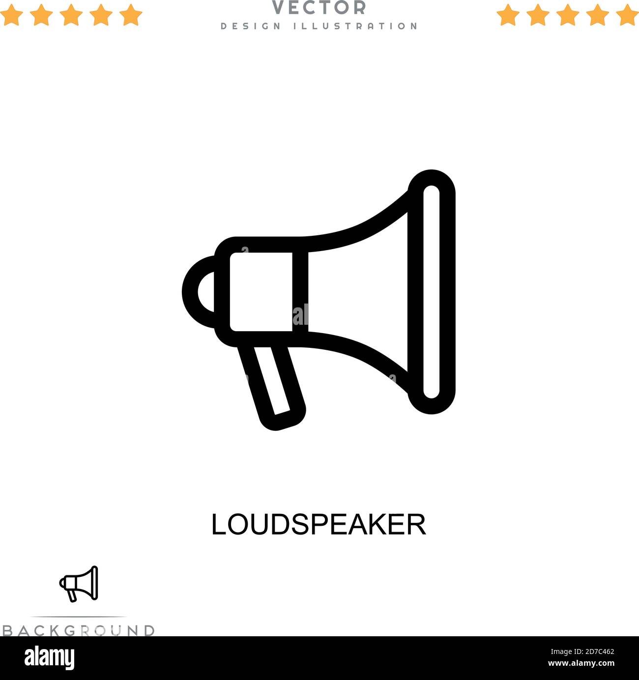 Loudspeaker icon. Simple element from digital disruption collection ...